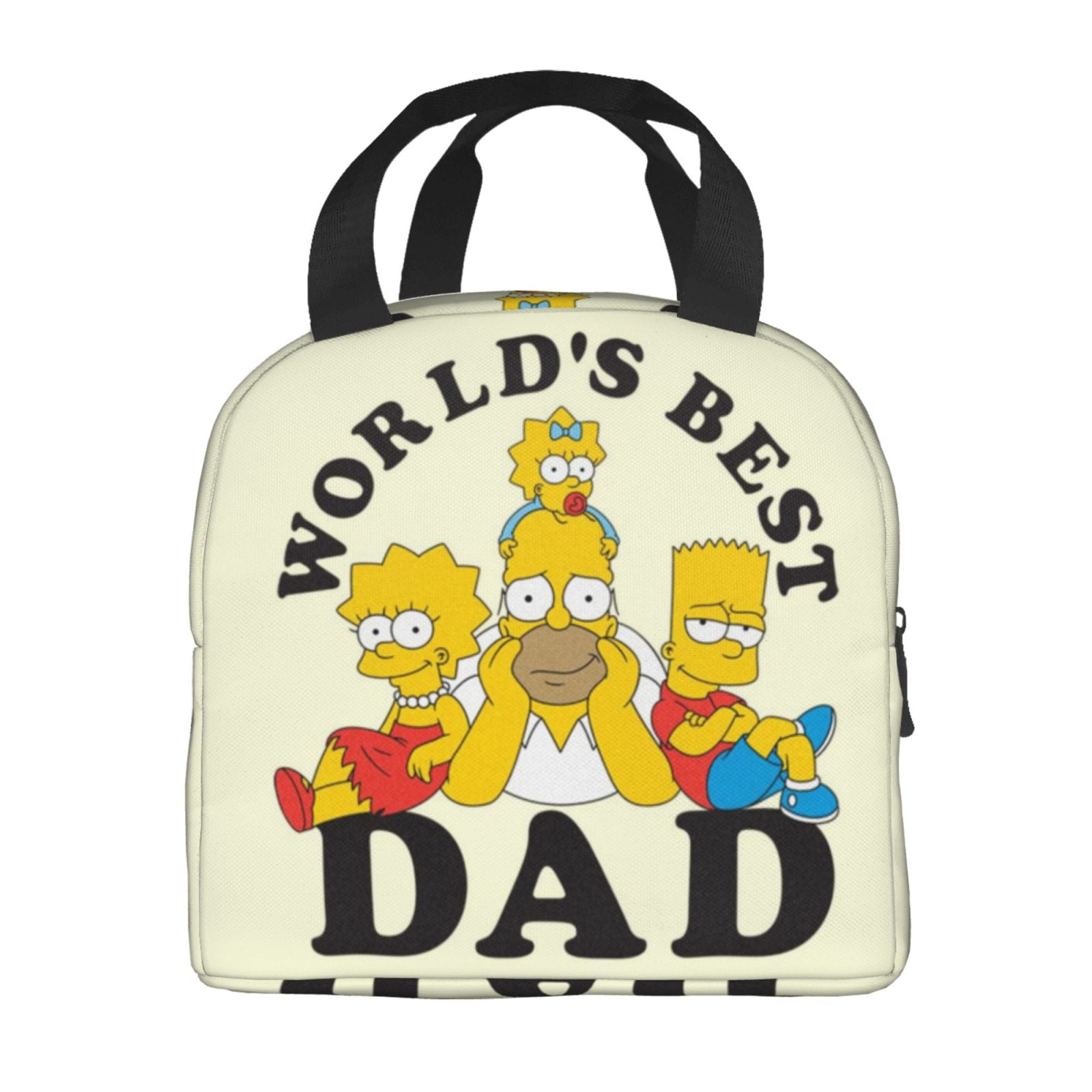 Simpsons Lunchbag Insulated Food Bag Thermal Lunch Tote Portable ...