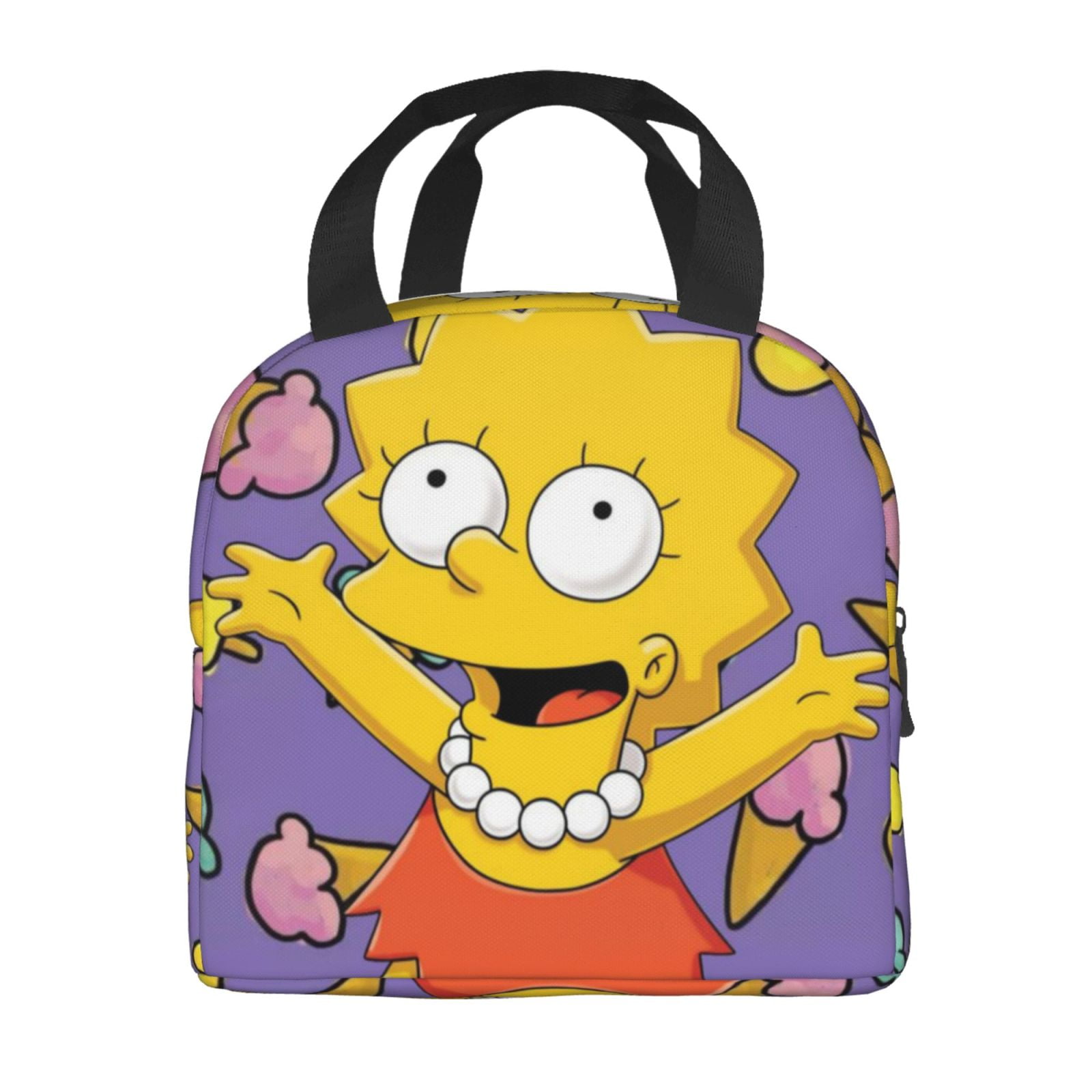 Simpsons Lunchbag Insulated Food Bag Thermal Lunch Tote Portable ...