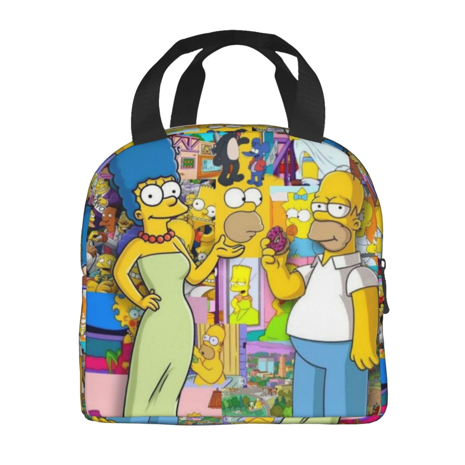 Simpsons Lunchbag Insulated Food Bag Thermal Lunch Tote Portable ...