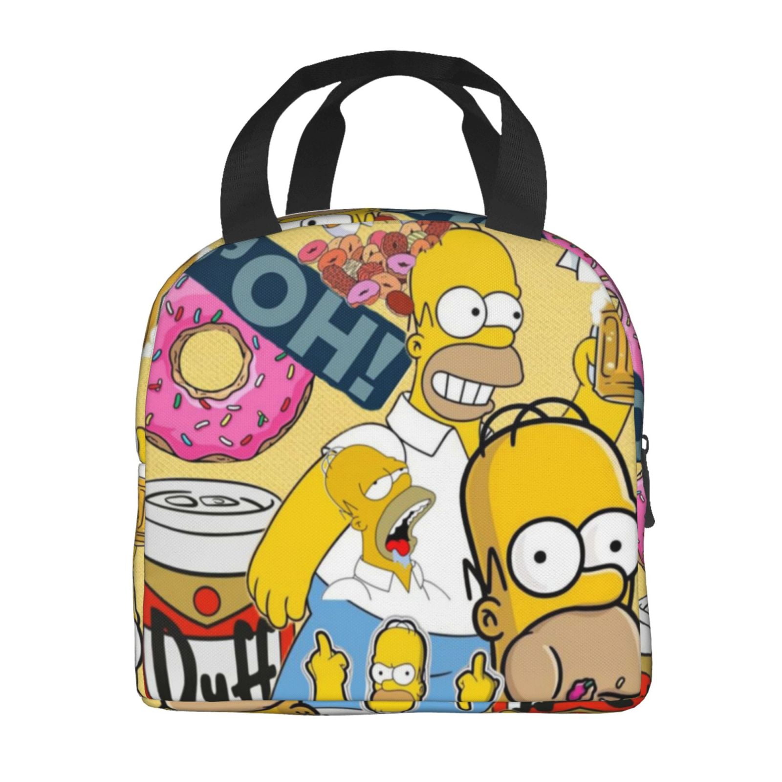 Simpsons Lunchbag Insulated Food Bag Thermal Lunch Tote Portable ...