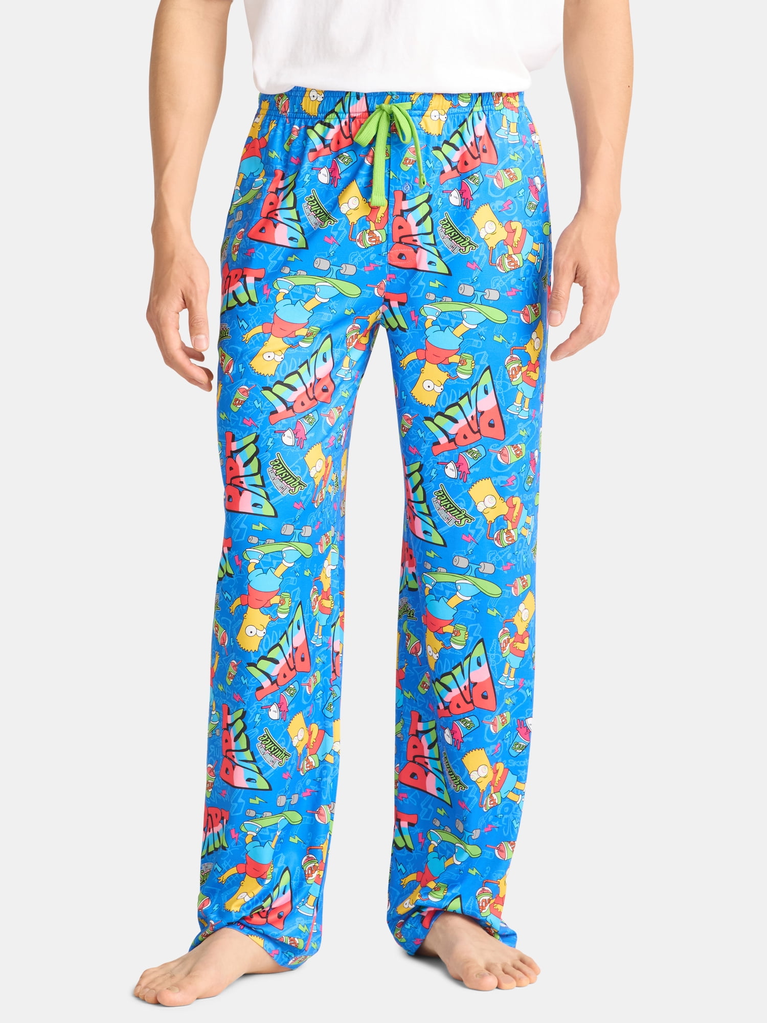 Simpsons, Men's & Big Men's Graphic Lounge Pants, Bart Toss, Sizes S-2XL - Walmart.com