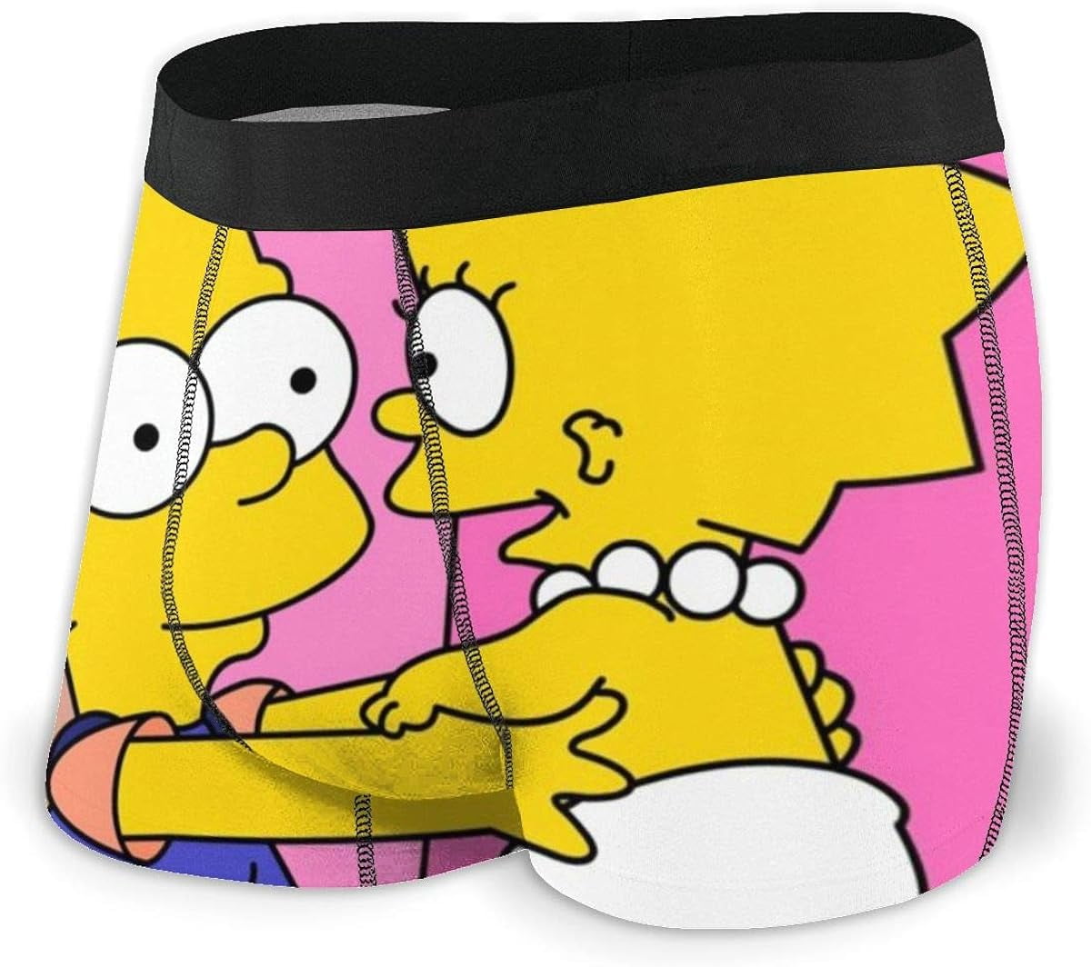 Simpsons Men's Boxer Briefs Stretch Underwear Trunks Soft Stretch ...