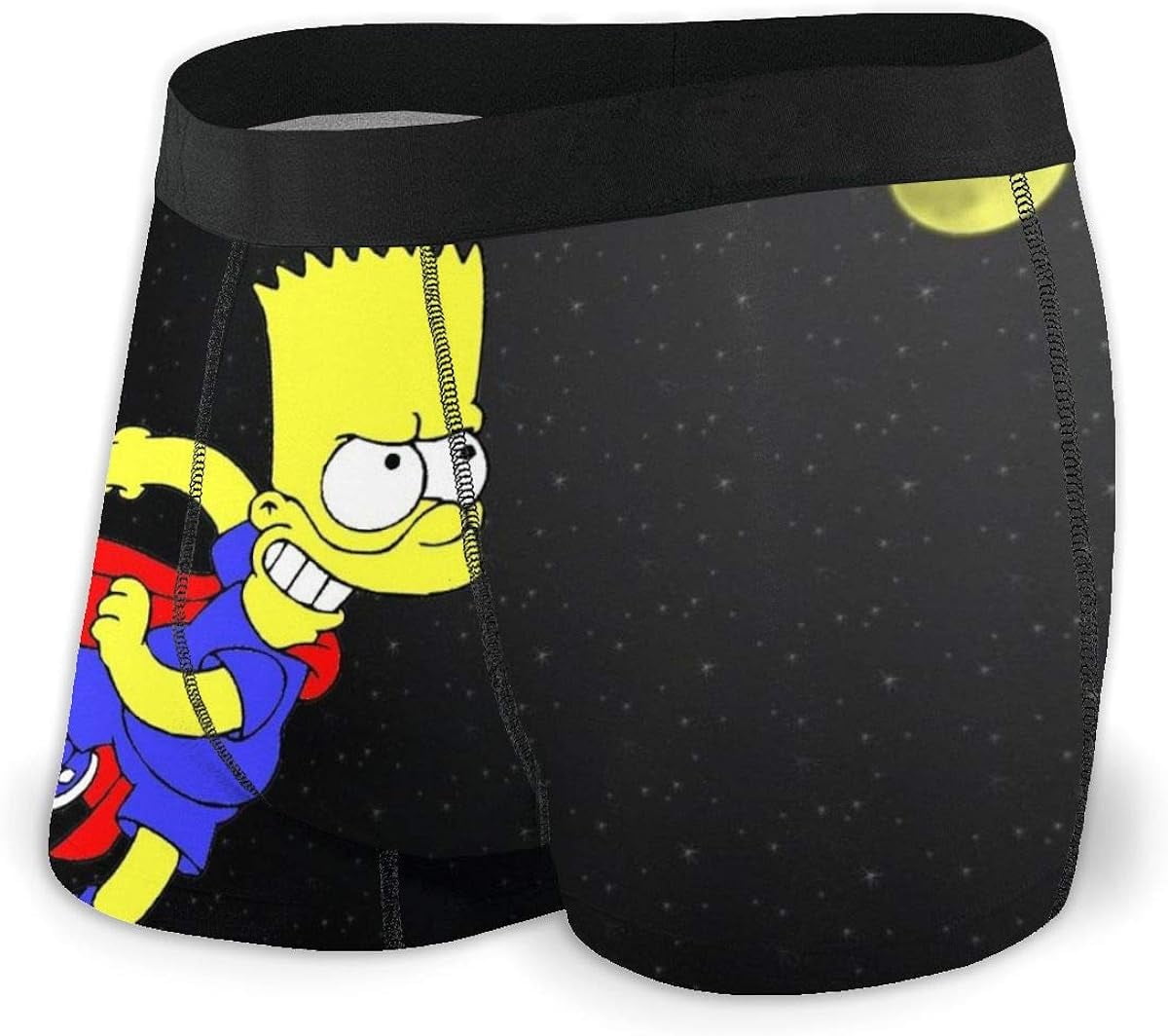 Simpsons Men's Boxer Shorts Soft Stretch Boxer Shorts Comfort Soft ...