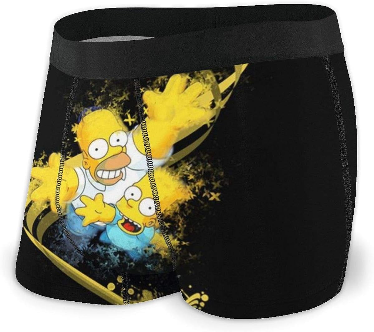 Simpsons Men's Boxer Shorts Soft Stretch Boxer Shorts Comfort Soft ...