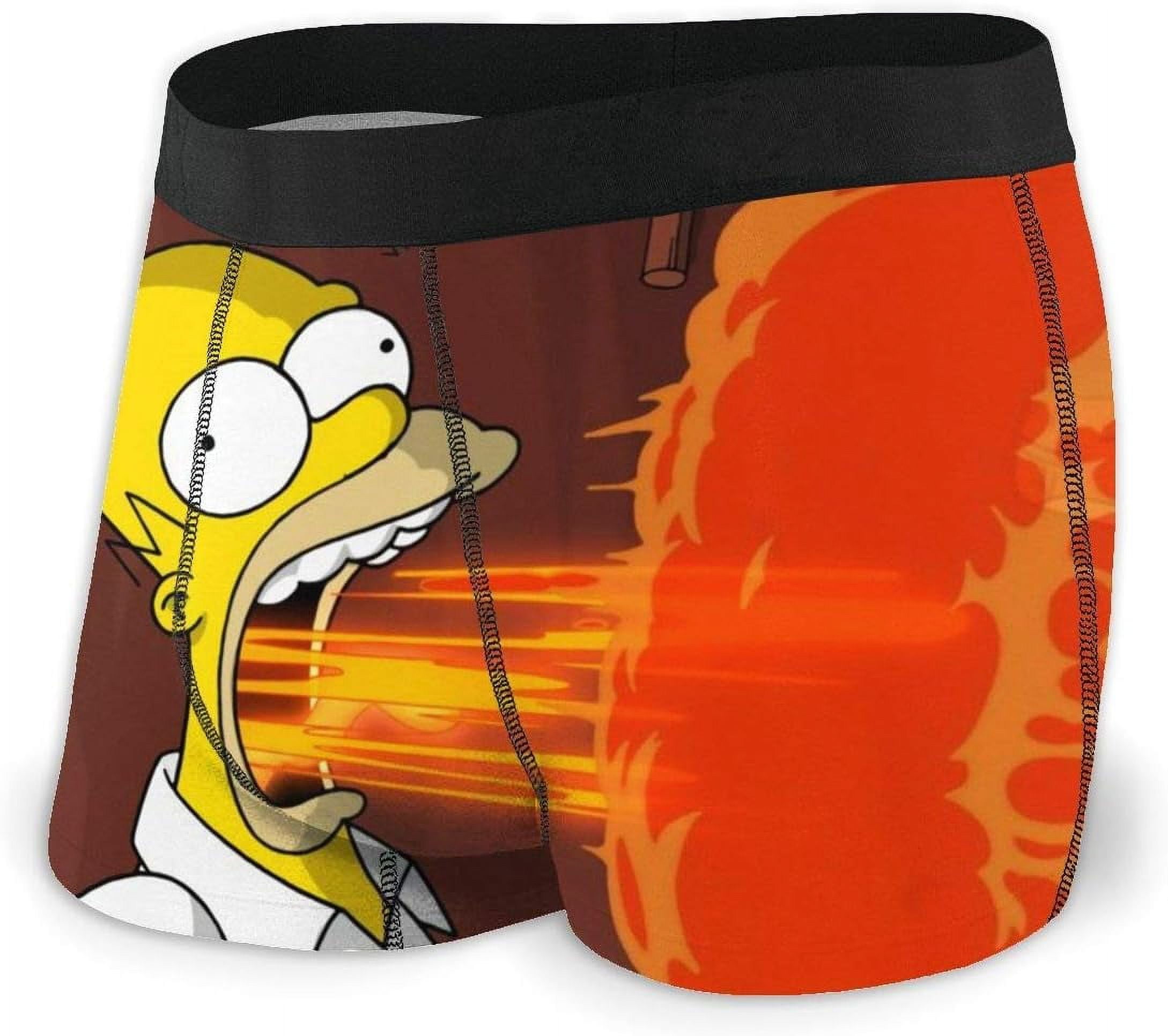 Simpsons Men's Boxer Shorts Soft Stretch Boxer Shorts Multipack Custom ...