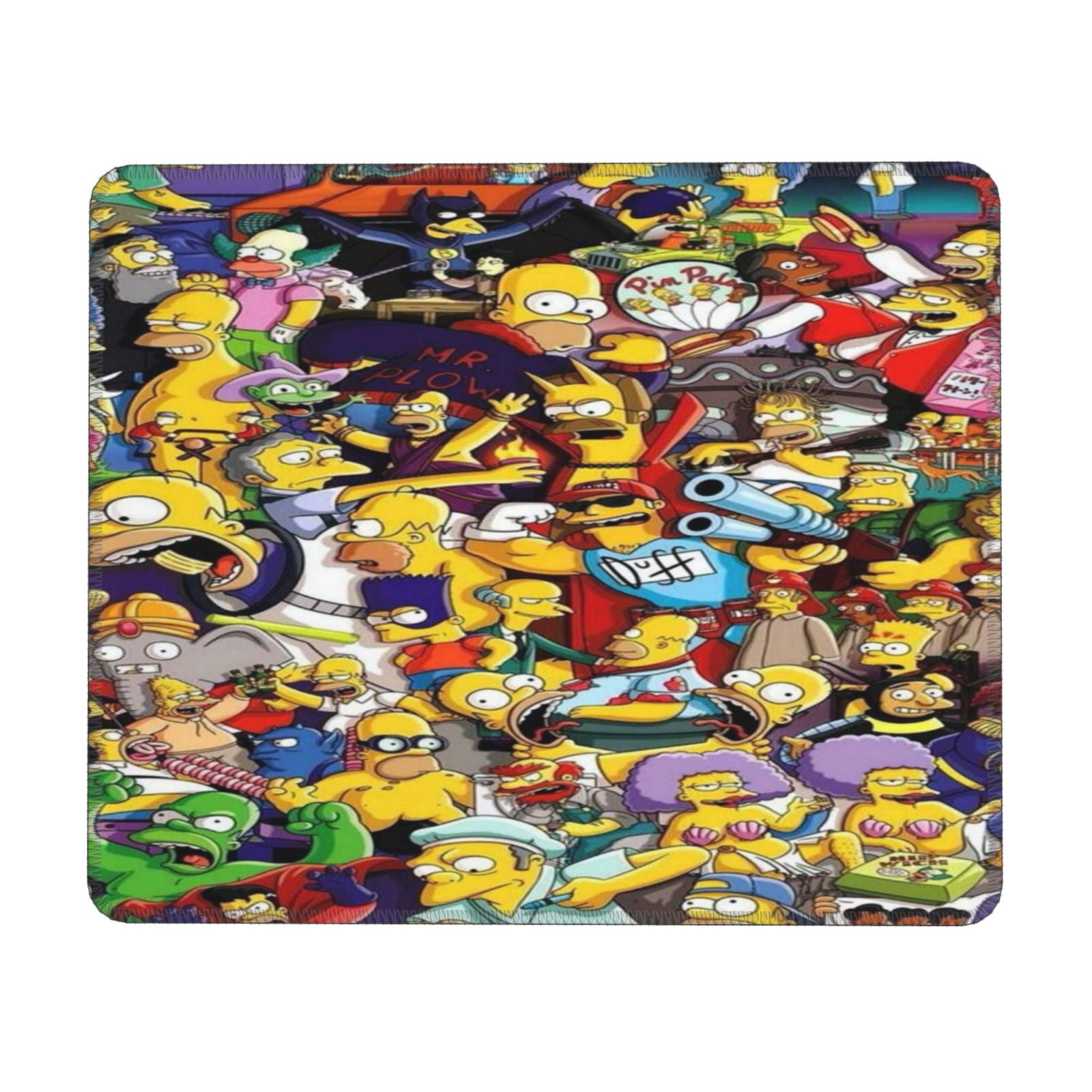 Simpsons Mouse Pad Office Gaming Anime Cartoon Mousepad 10 x 12 inch ...