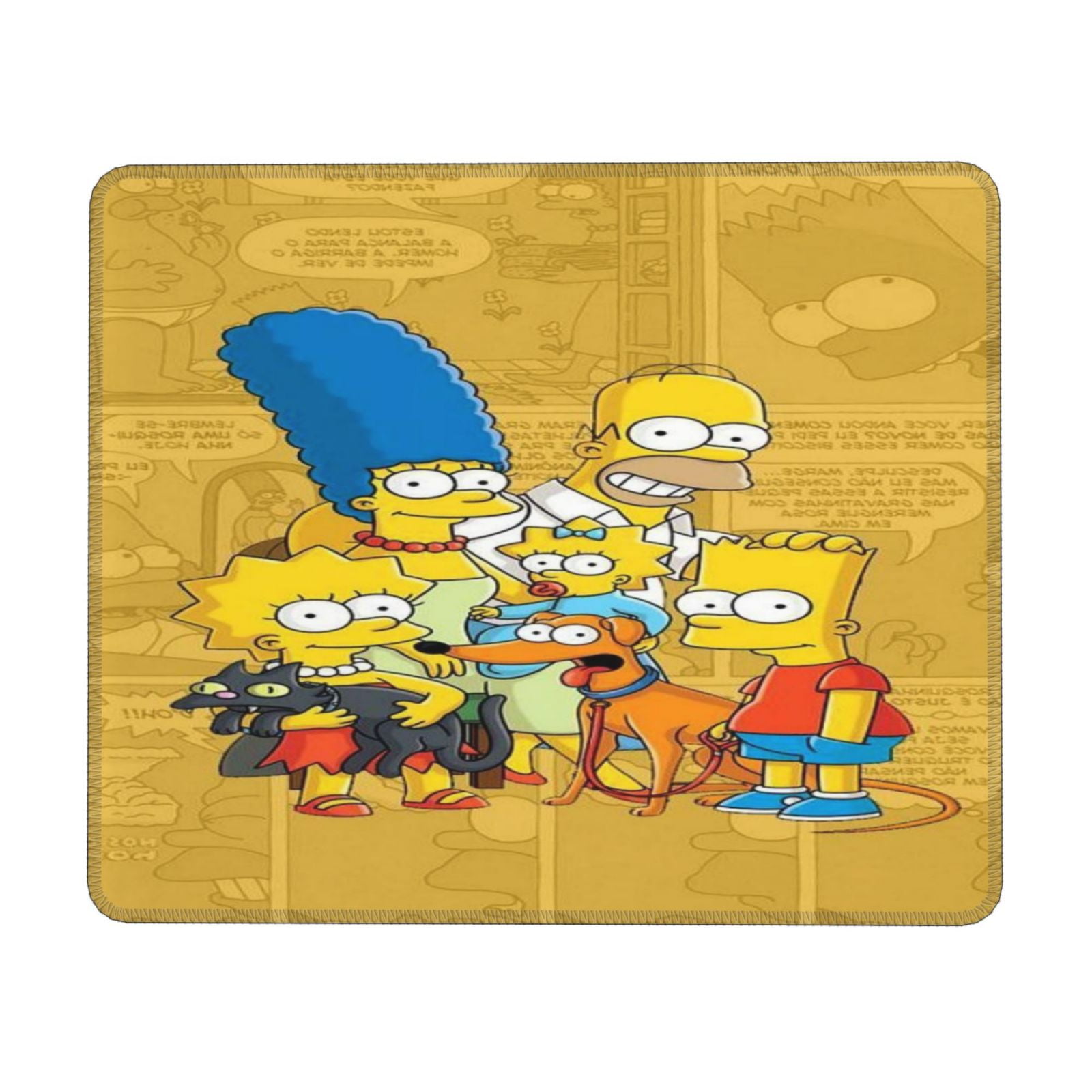 Simpsons Mouse Pad Office Gaming Anime Cartoon Mousepad 10 x 12 inch ...