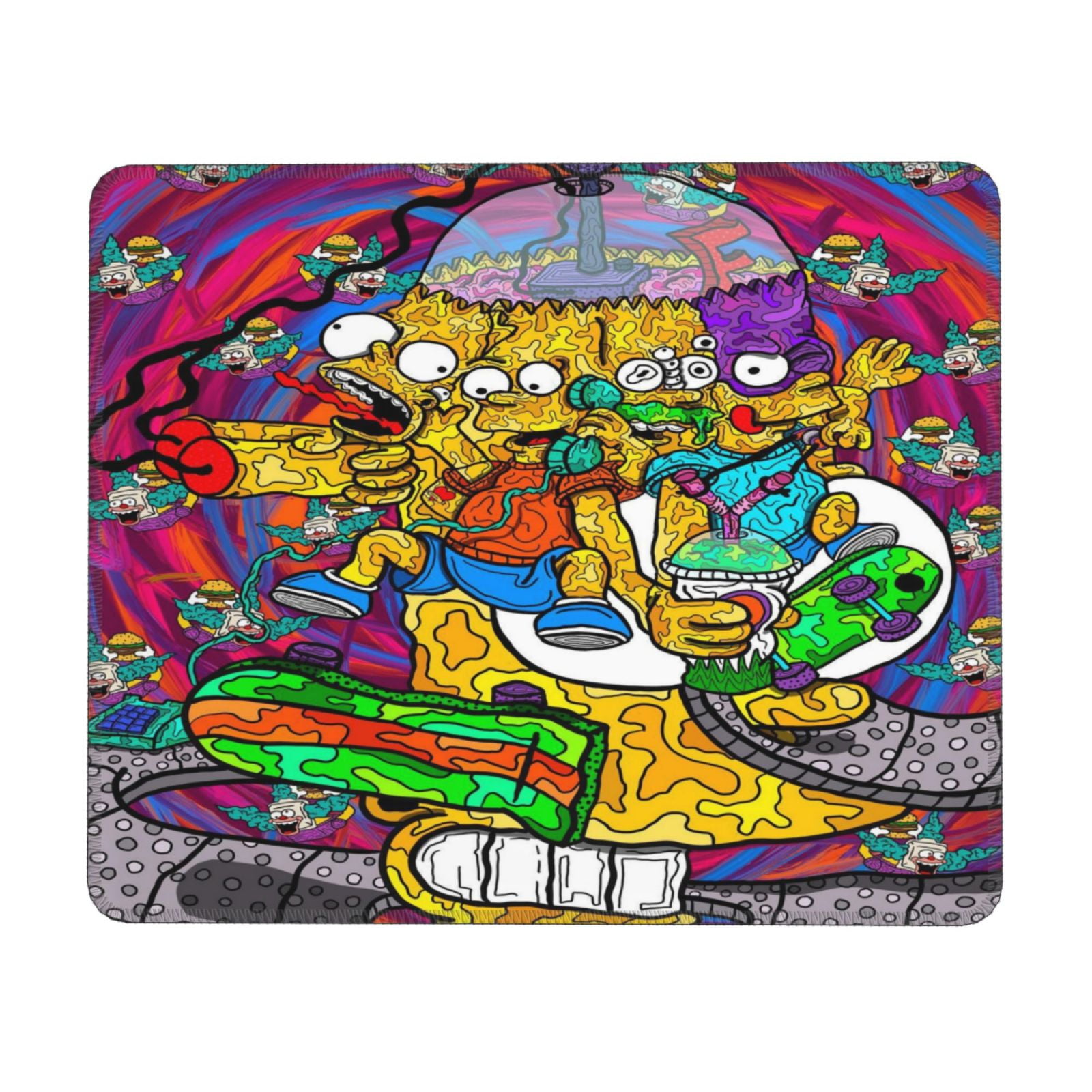 Simpsons Mouse Pad Office Gaming Anime Cartoon Mousepad 10 x 12 inch ...