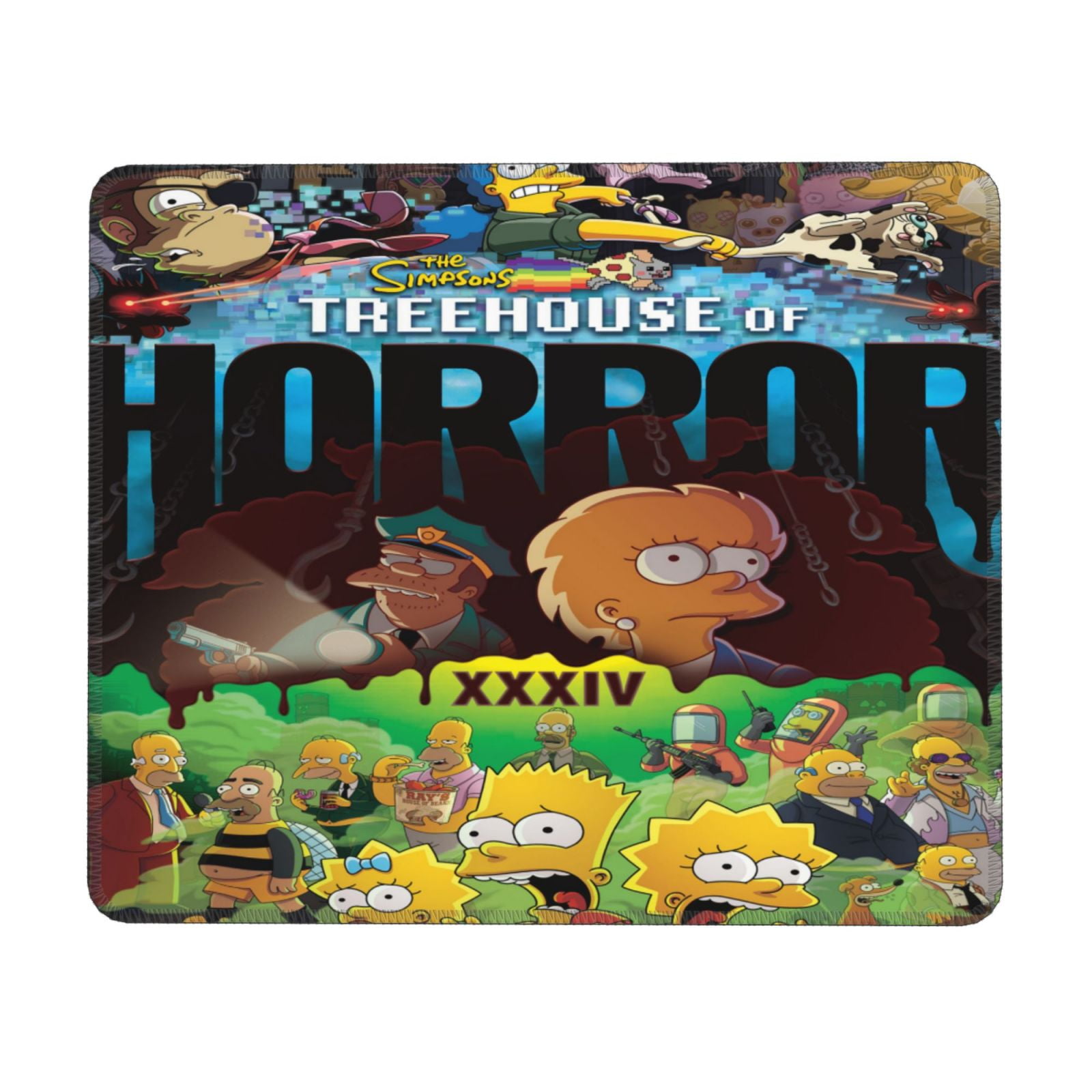 Simpsons Mouse Pad Office Gaming Anime Cartoon Mousepad 7.9 x 9.5 in ...