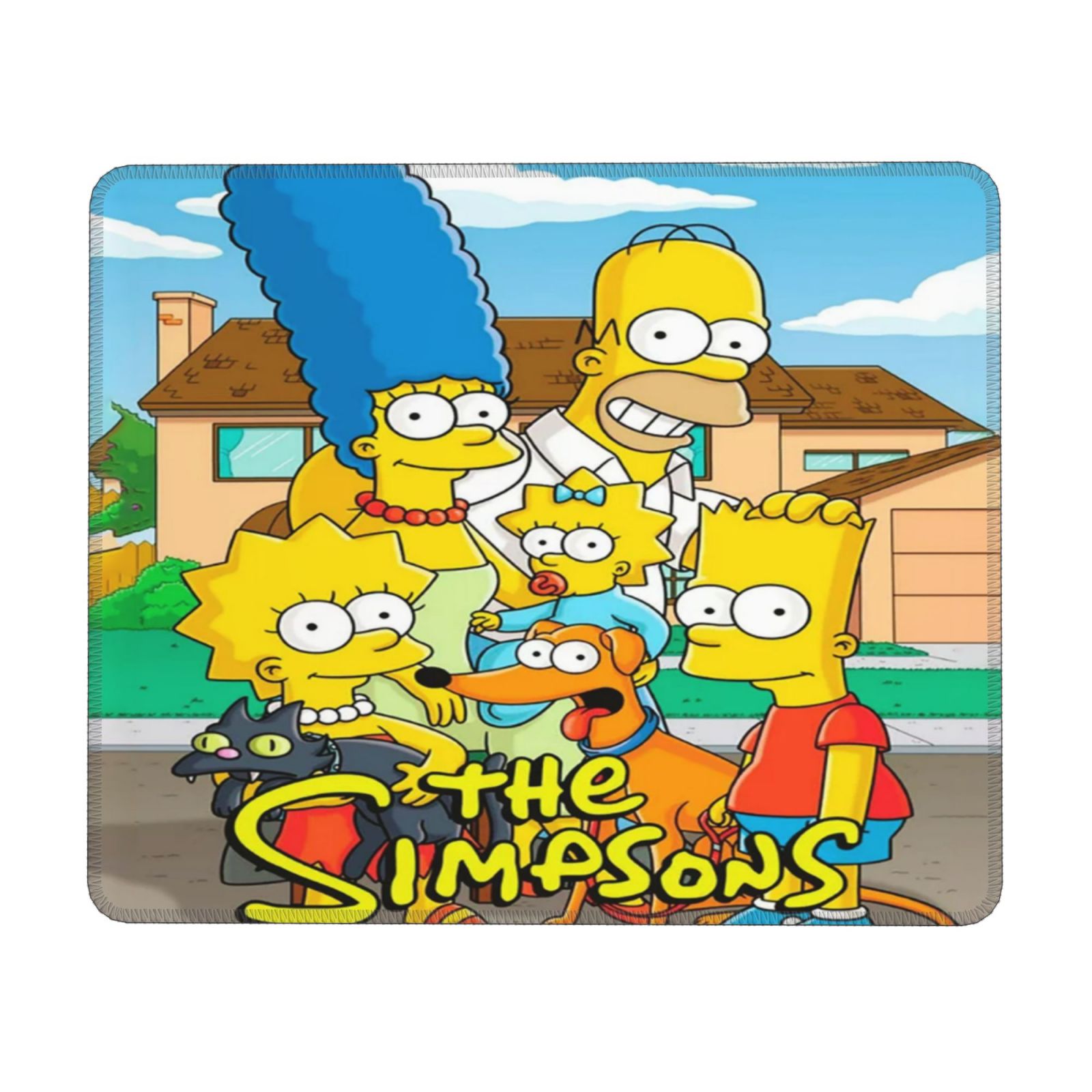 Simpsons Mouse Pad Office Gaming Anime Cartoon Mousepad 7.9 x 9.5 in ...