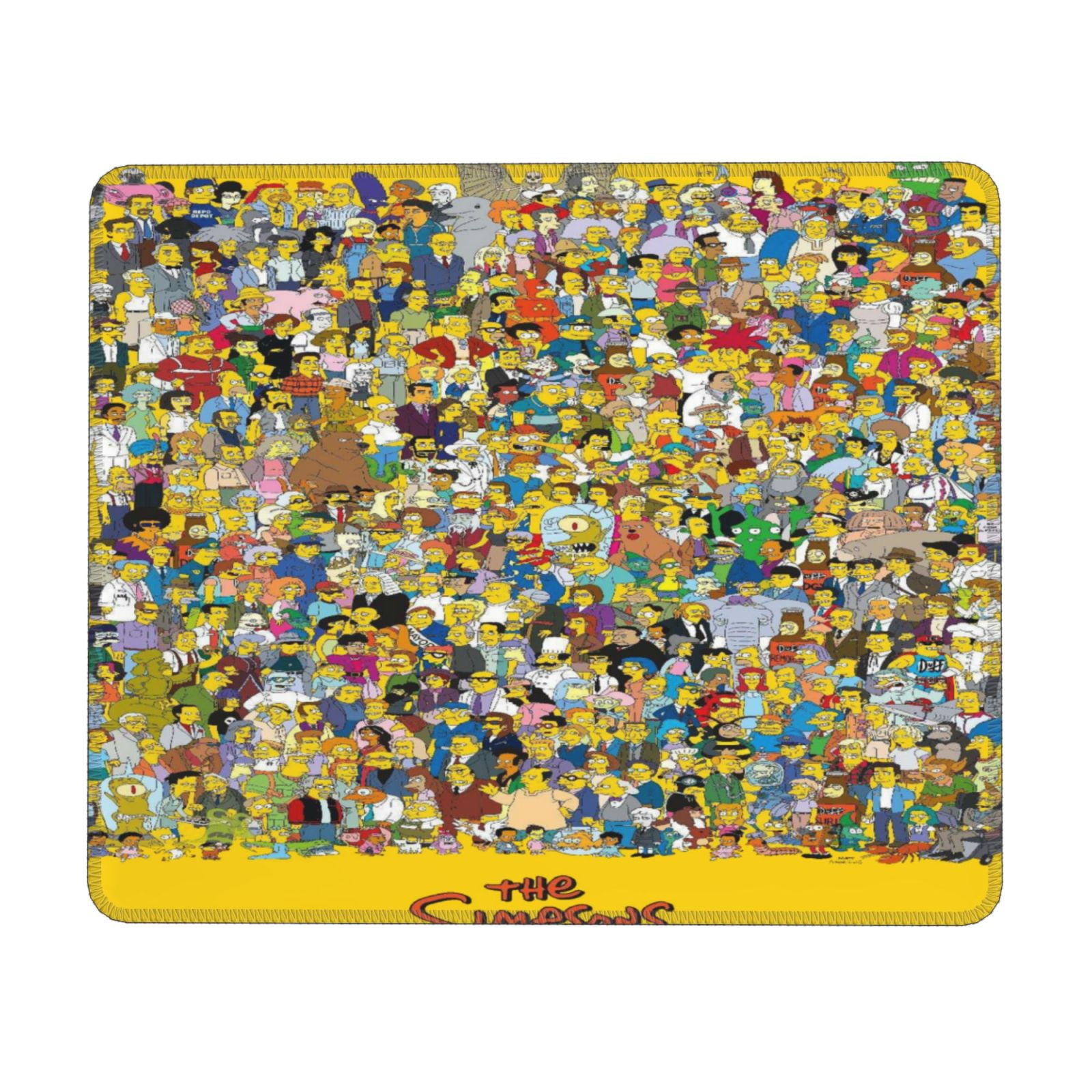 Simpsons Mouse Pad Office Gaming Anime Cartoon Mousepad 7 x 8.6 in ...