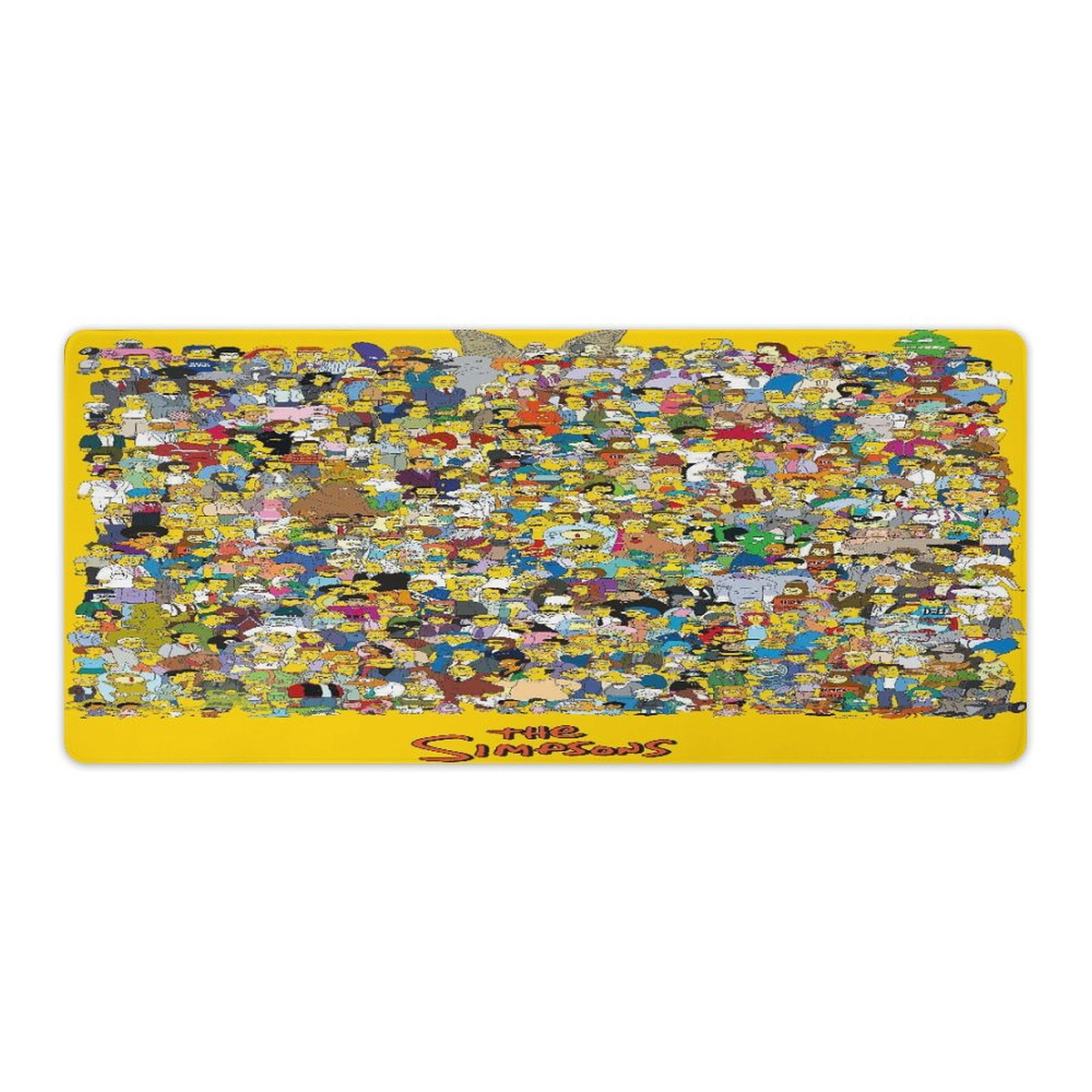 Simpsons Mouse Pad with Stitched Edge Desk Mat Keyboard Pad for Laptop ...