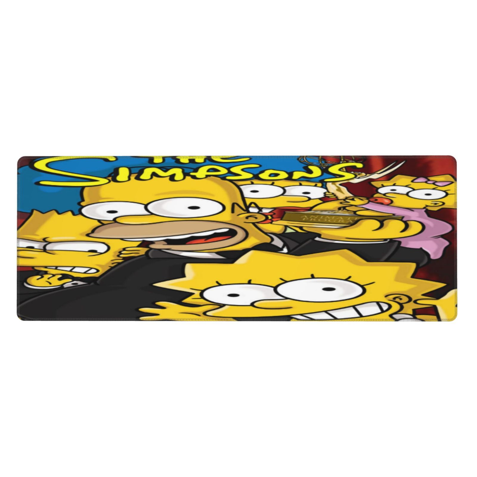 Simpsons Mouse Pad with Stitched Edge Desk Mat Keyboard Pad for Laptop ...