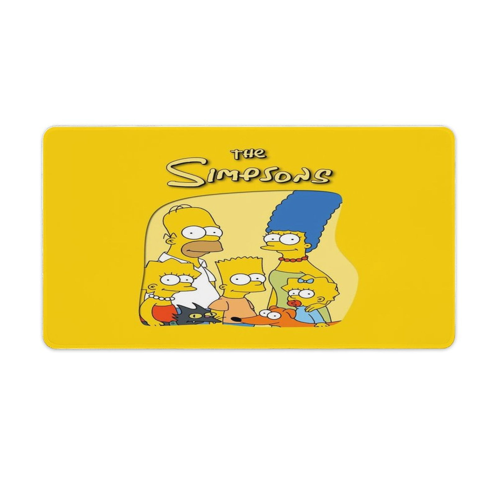 Simpsons Mouse Pad with Stitched Edge Desk Mat Keyboard Pad for Laptop ...