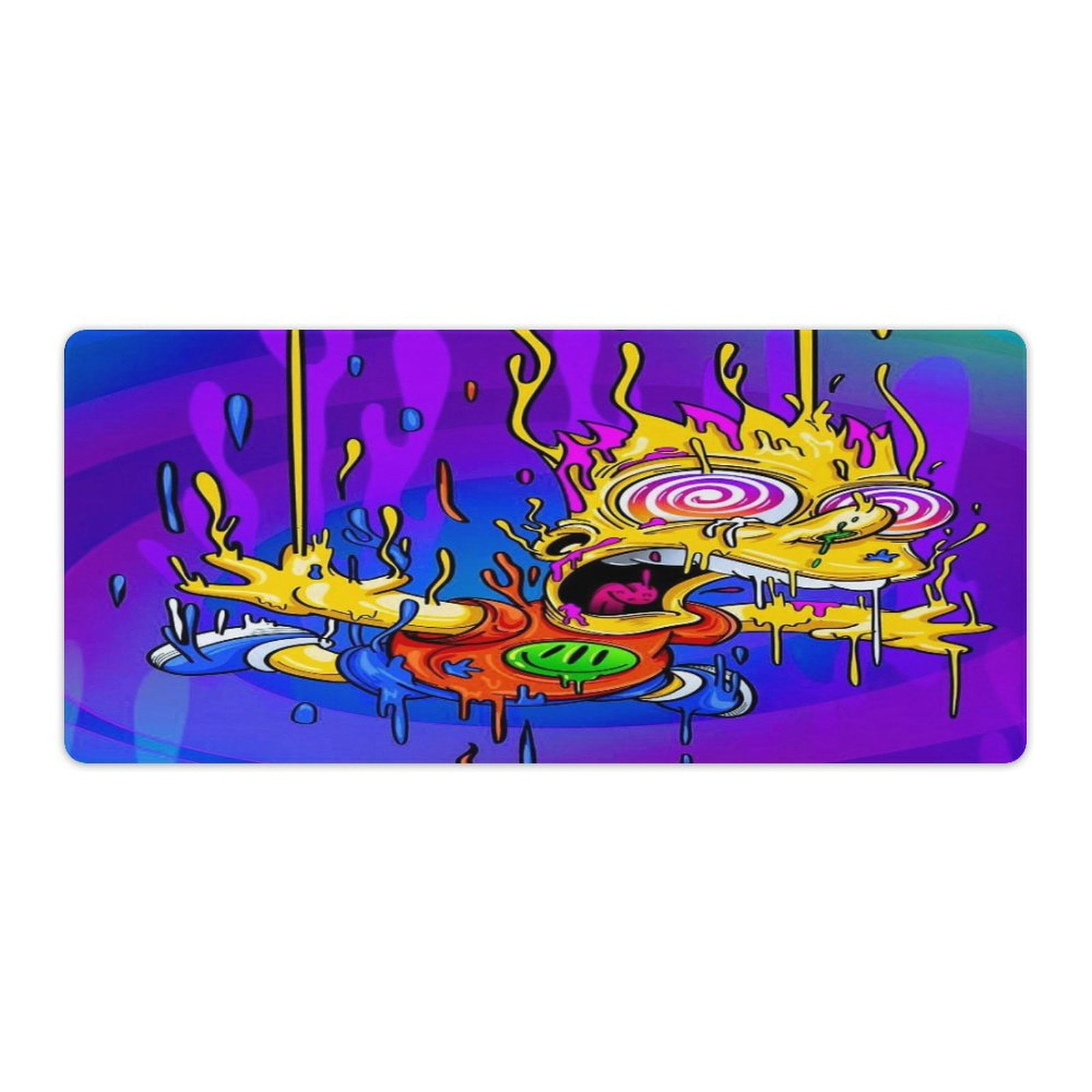 Simpsons Mouse Pad with Stitched Edge Desk Mat Keyboard Pad for Laptop ...