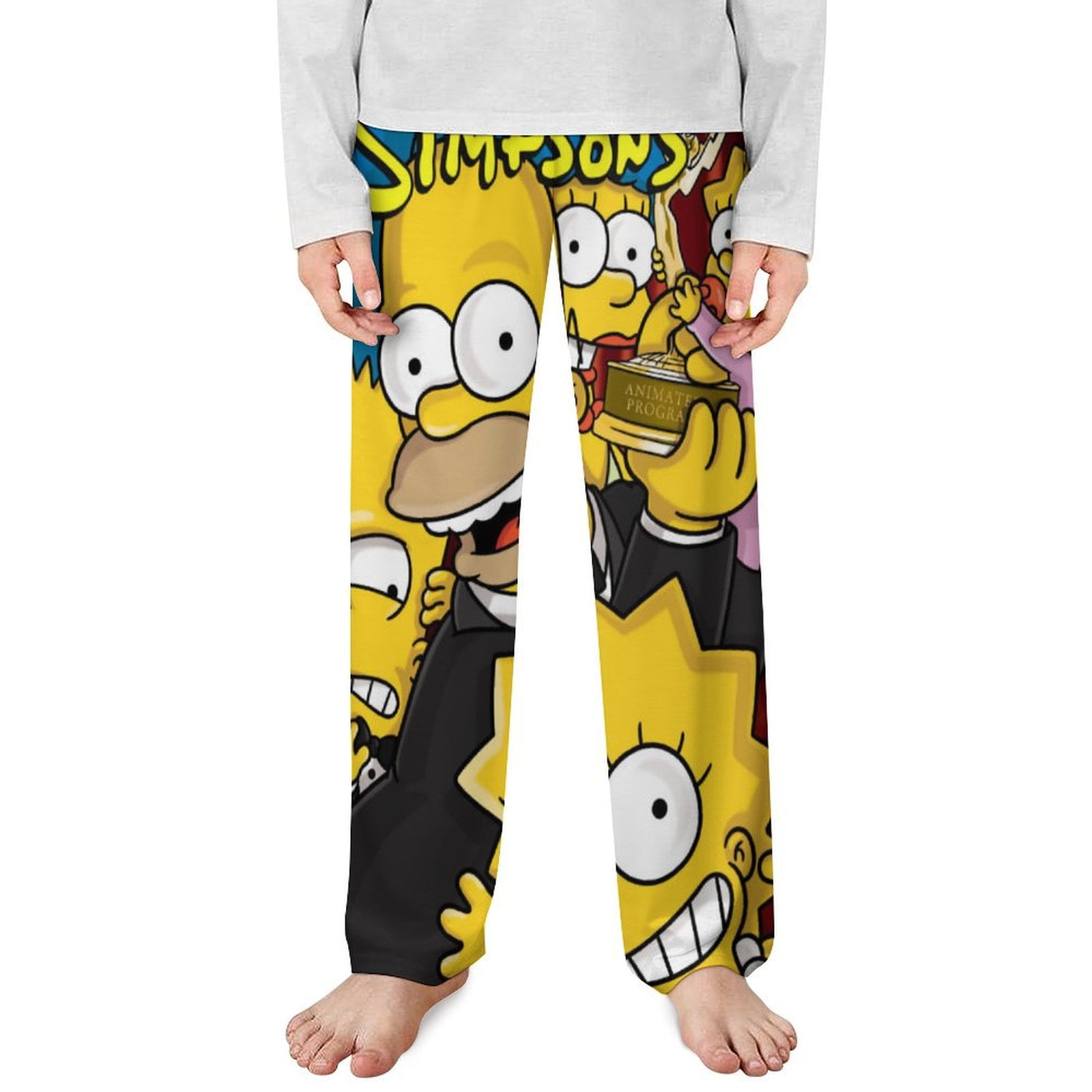 Simpsons Pajama Pants Long Sleep Pant Pajama Bottoms Drawstring Waist ...