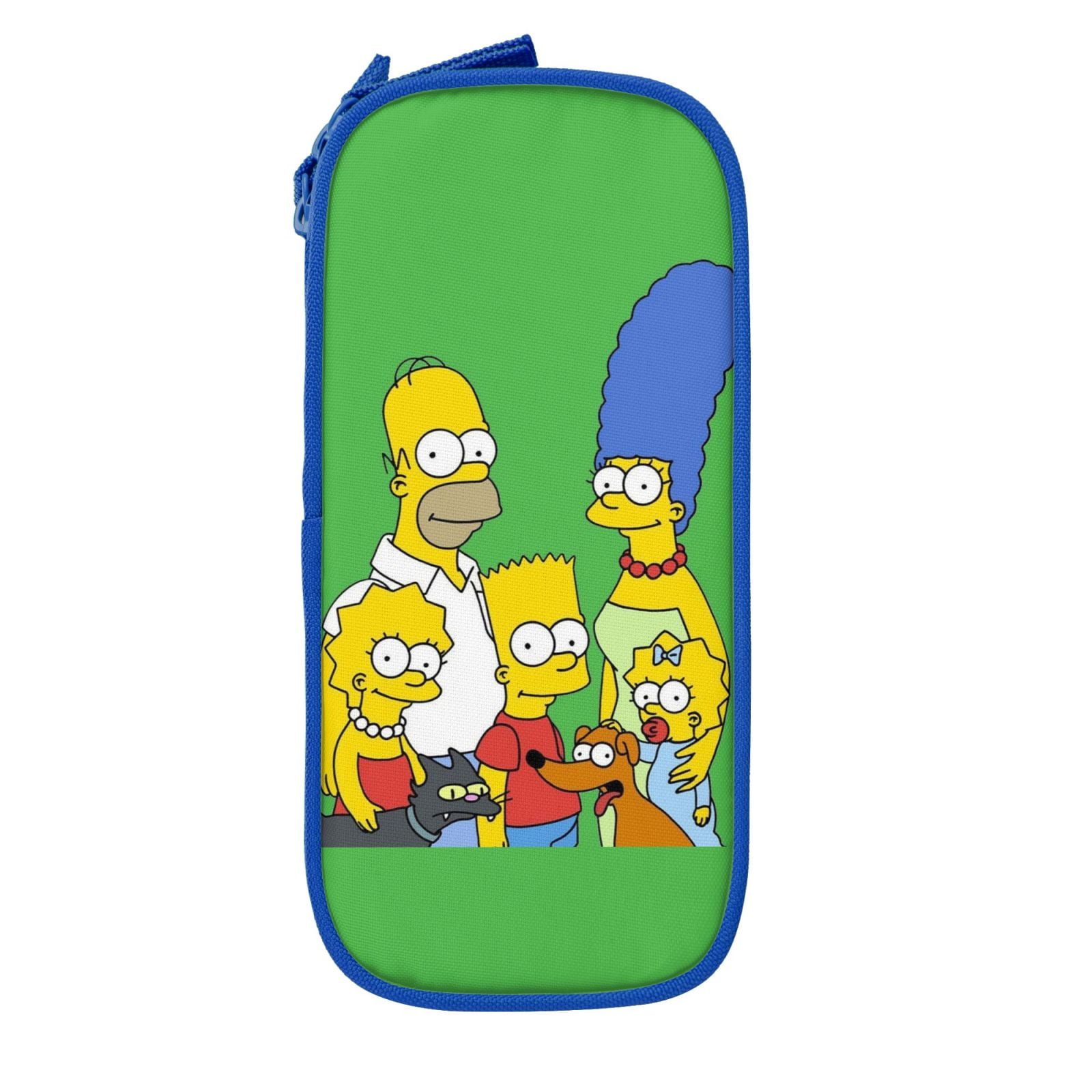 Simpsons Pencil Case Durable Pen Carrying Case Lightweight Pencil Bag ...