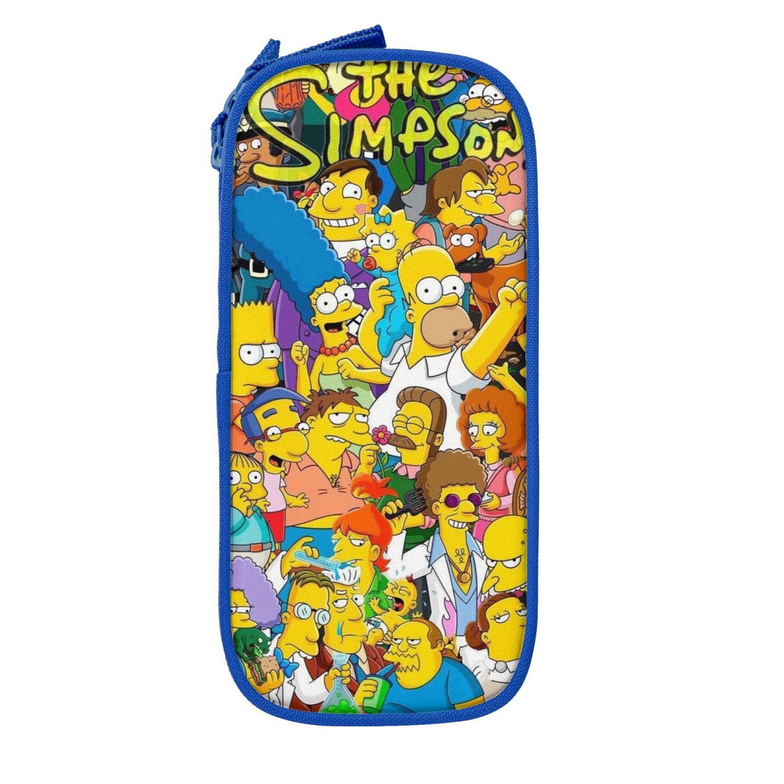 Simpsons Pencil Case Durable Pen Carrying Case Lightweight Pencil Bag ...