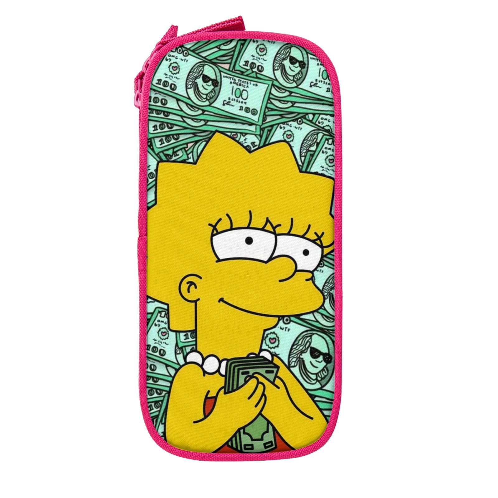 Simpsons Pencil Case Durable Pen Carrying Case Lightweight Pencil Bag ...