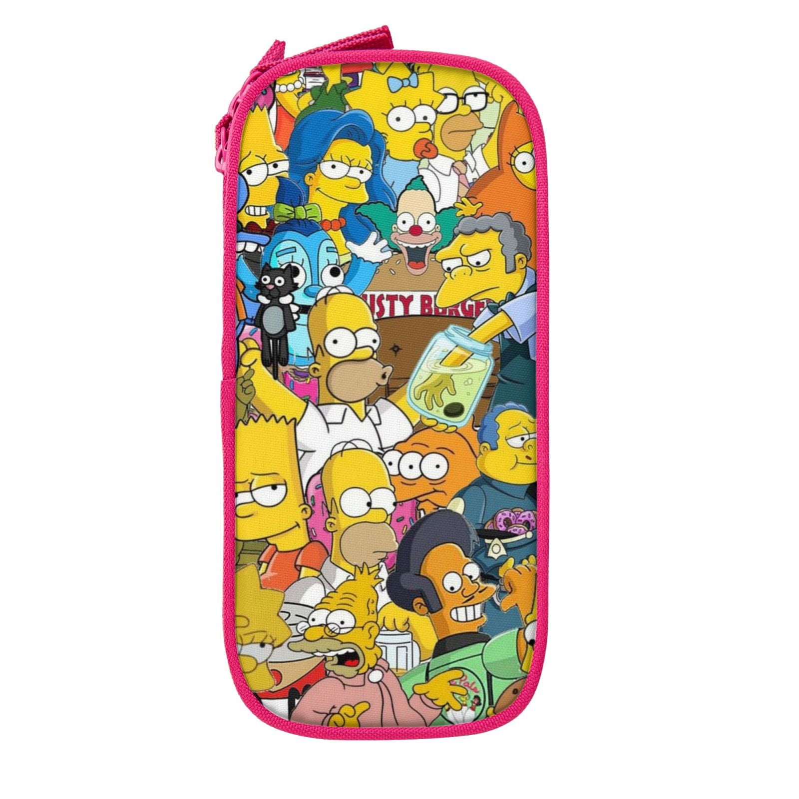 Simpsons Pencil Case Durable Pen Carrying Case Lightweight Pencil Bag ...