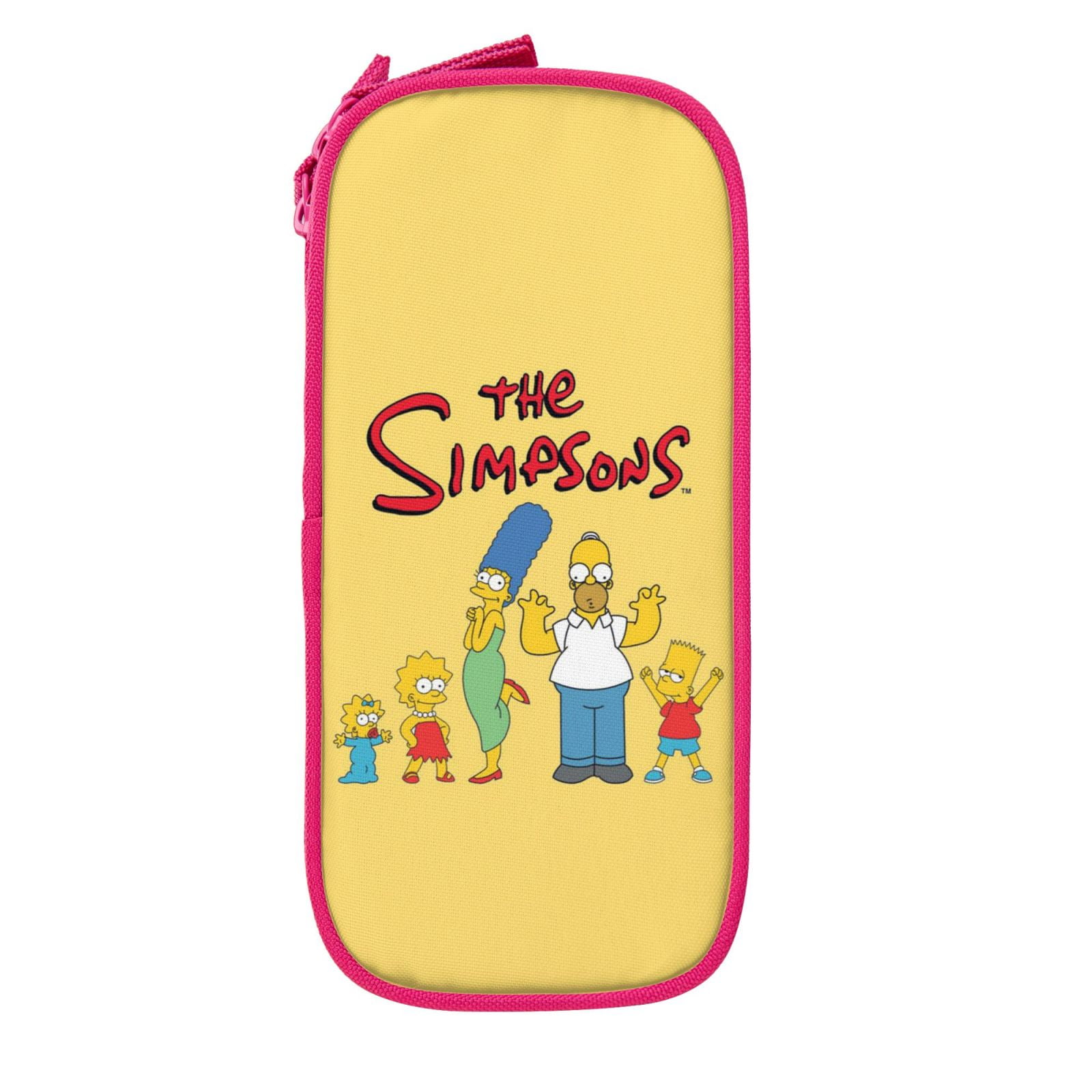 Simpsons Pencil Case Durable Pen Carrying Case Lightweight Pencil Bag ...