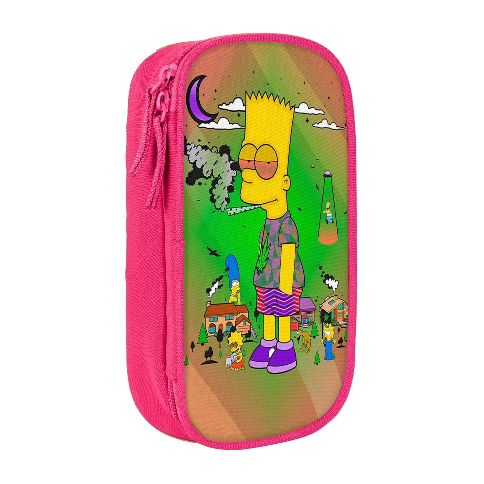 The Simpsons Pencil Case, Large Capacity Pencil Pouch, Aesthetic Zipper ...