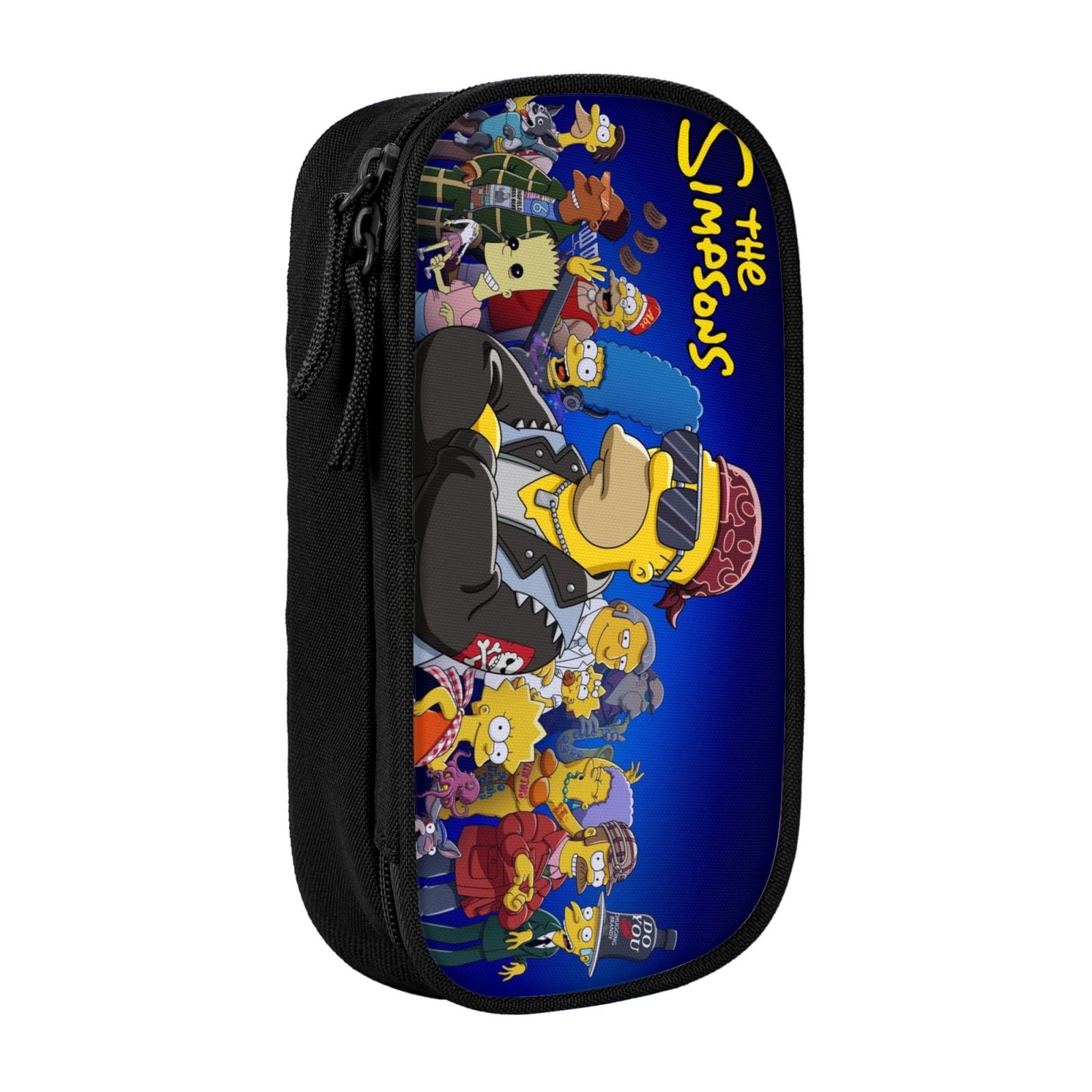 Simpson Pencil Pouch Case Makeup Bag Zipper Cosmetic Bag Double Layer ...