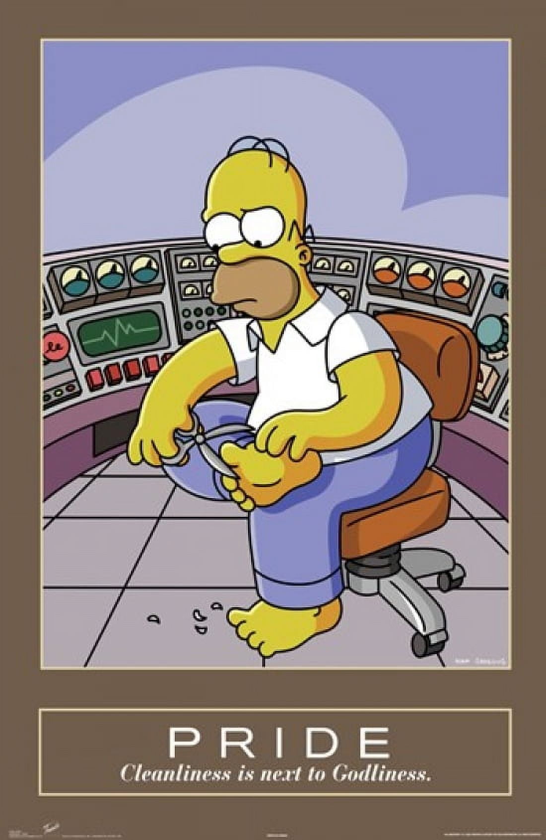 Simpsons - Pride Laminated Poster (24 x 36) - Walmart.com