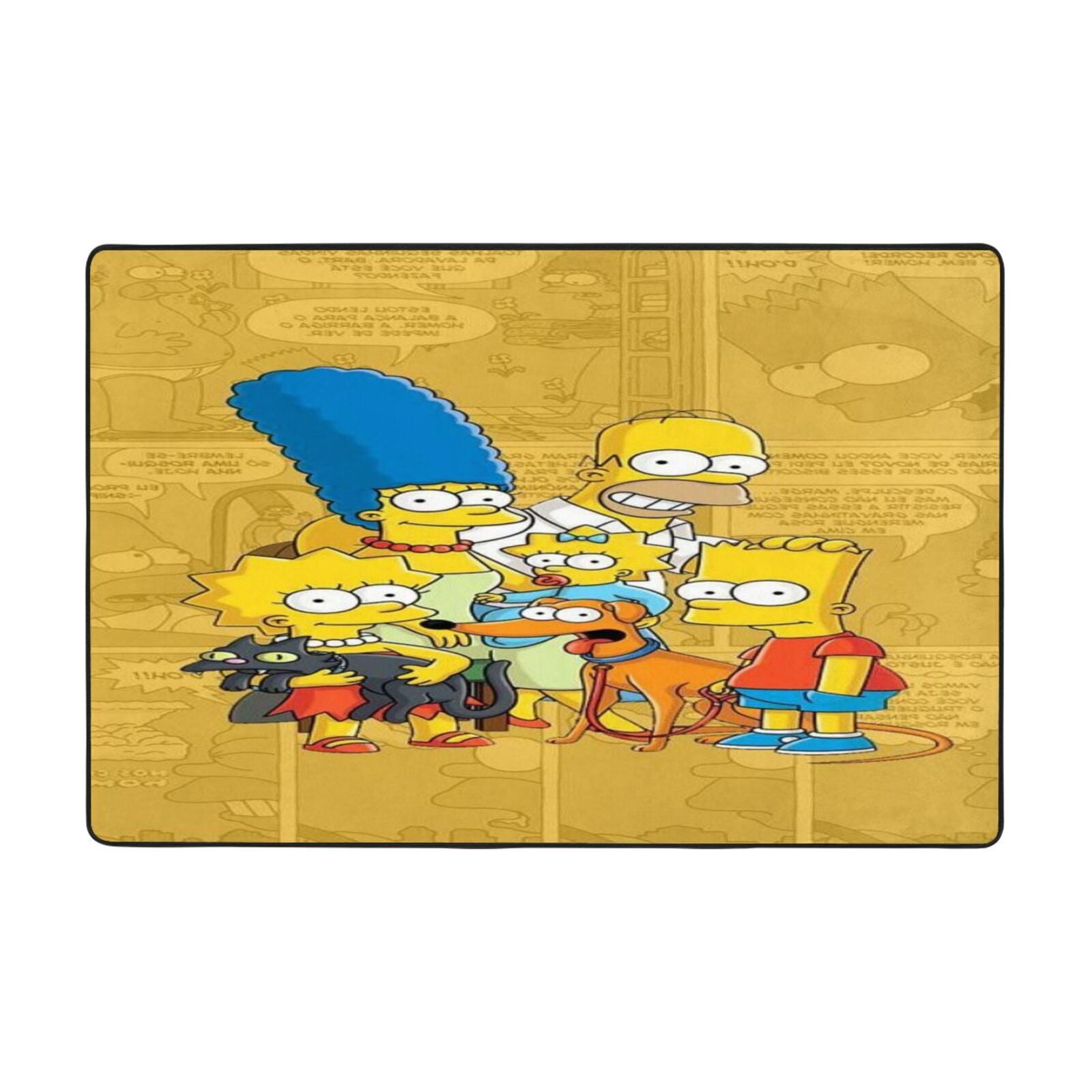 Simpsons Rug Cartoon Character Carpet For Bedroom Livingroom Children ...