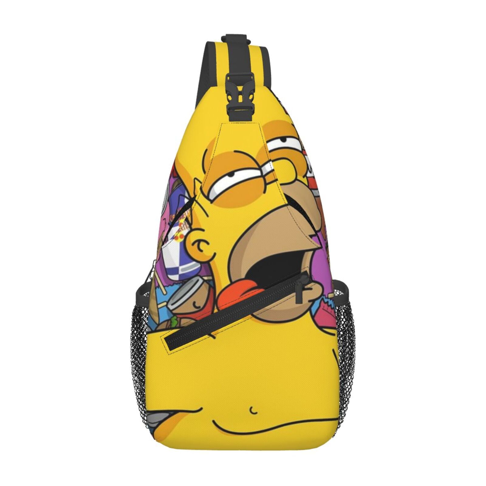Simpsons Sling Backpack Travel Hiking Chest Bag Daypack Multipurpose ...