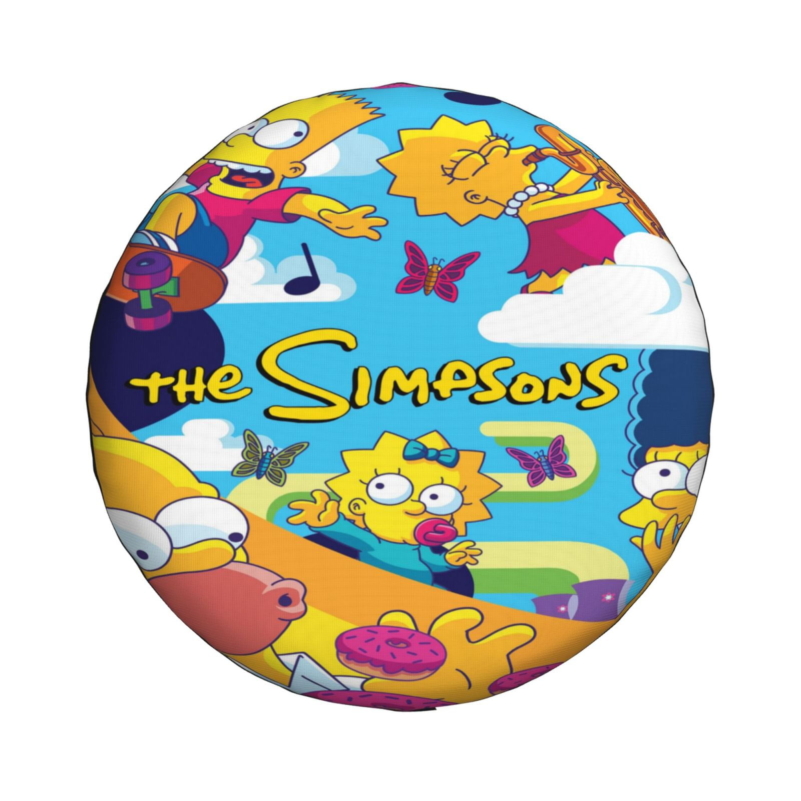 Simpsons Spare Tire Cover Animal Cute Cartoon Weatherproof Universal ...