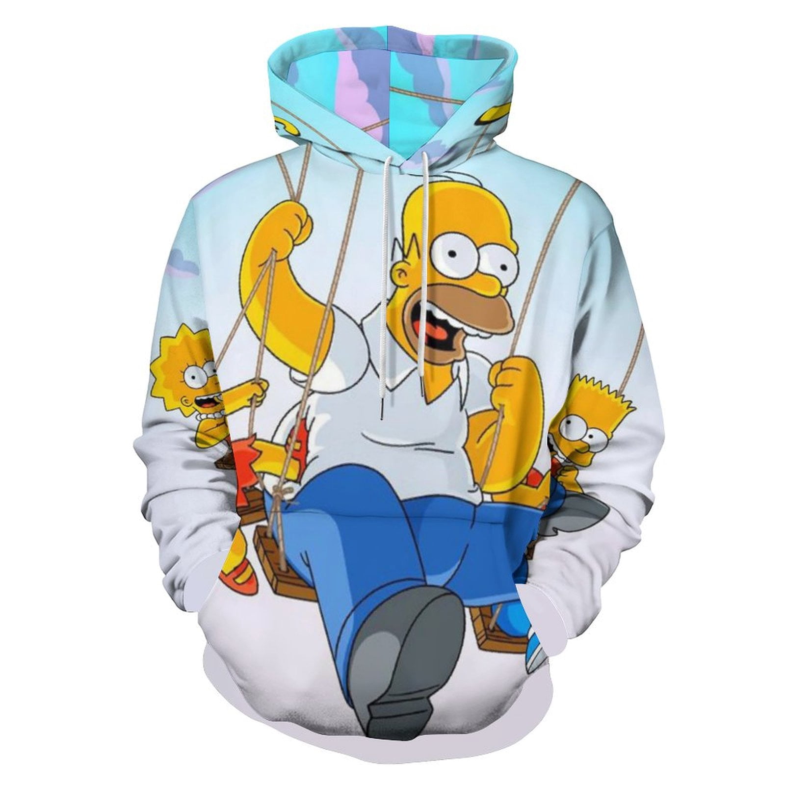 Simpsons Sweatshirts Casual Pullover Hoodie Jacket Unisex Hooded ...