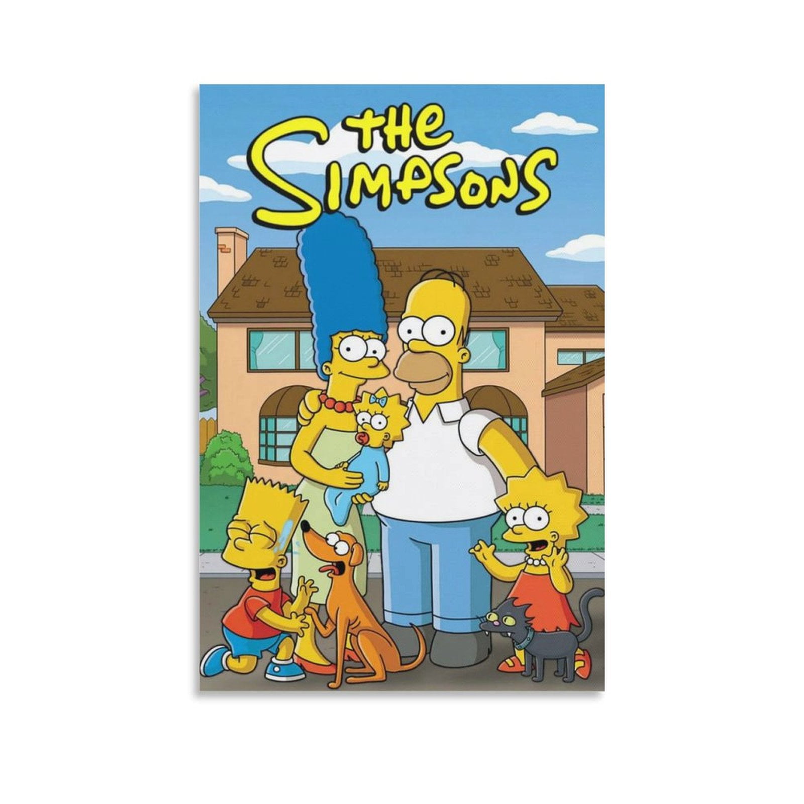 Simpsons Wall Hanging Painting Wall Art Canvas Paintings Posters Home ...