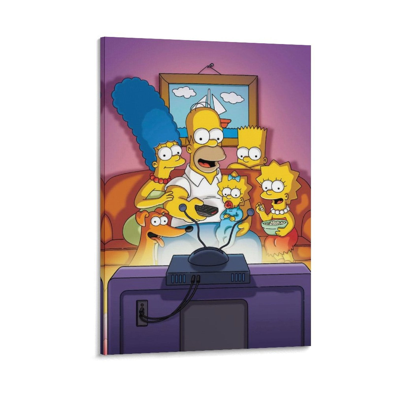 Simpsons Wall Hanging Painting Wall Art Canvas Paintings Posters Home ...