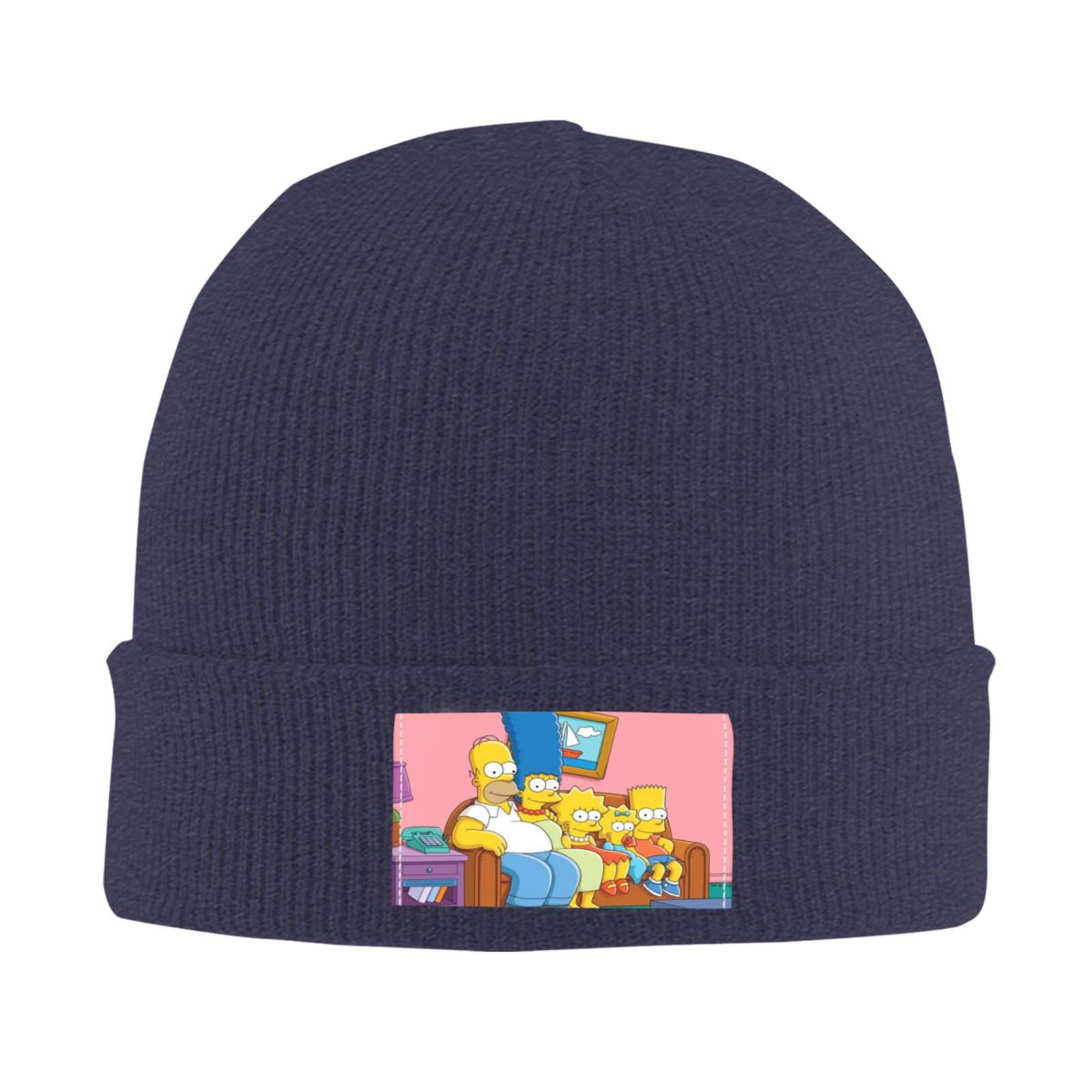 Simpsons Winter Hats Warm Knit Cuffed Beanie Unisex Skull Knitted Caps ...