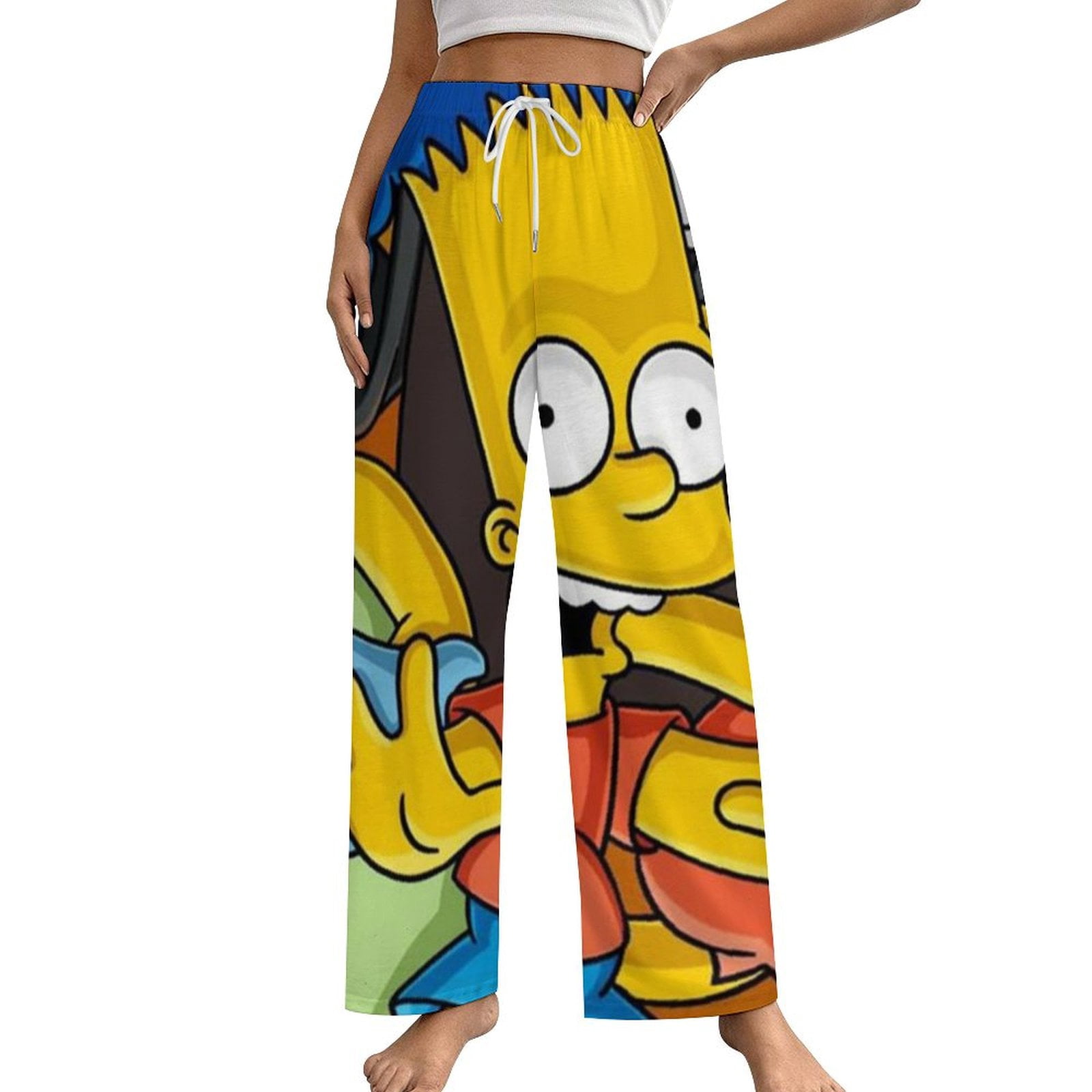 Simpsons Women's Comfy Pajama Lounge Pants Casual Loose Bottoms Sleep ...
