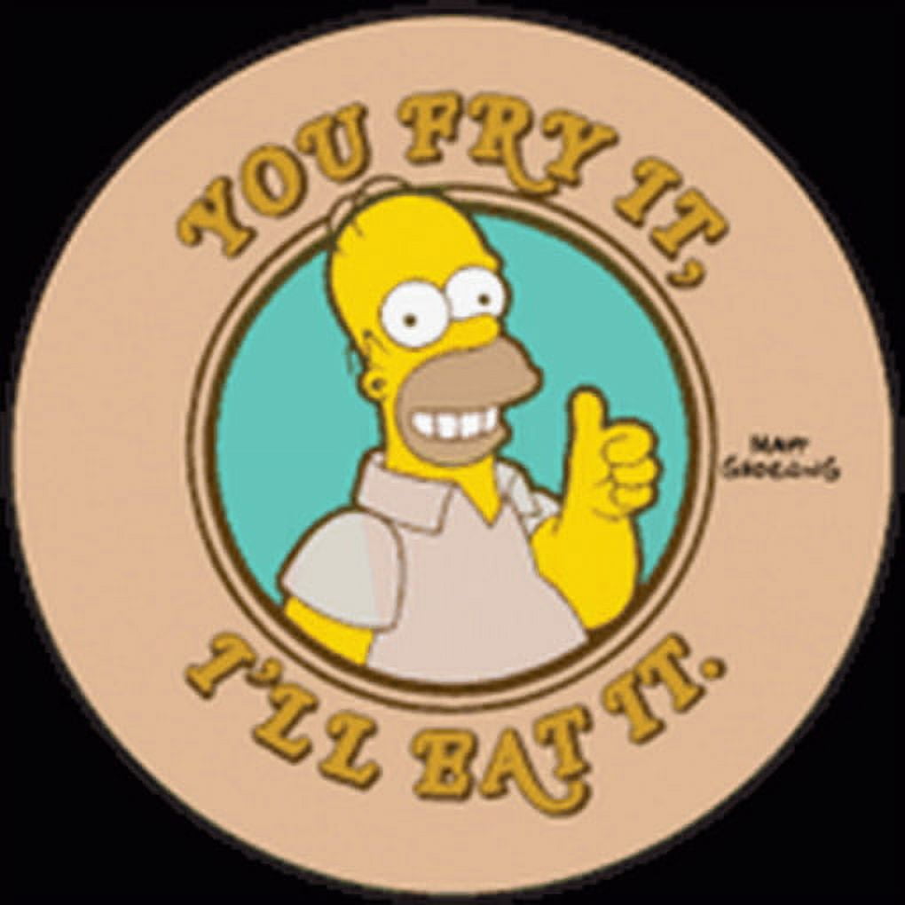Simpsons You Fry It Thumbs Button SB3329 - Walmart.com