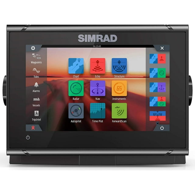 Simrad GO7 XSR - 7-inch Chartplotter with HDI Transducer, C-MAP ...