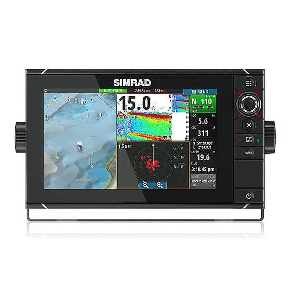 Simrad NSS evo2 Combo Multifunction Display with SonarHub, CHIRP Sonar ...
