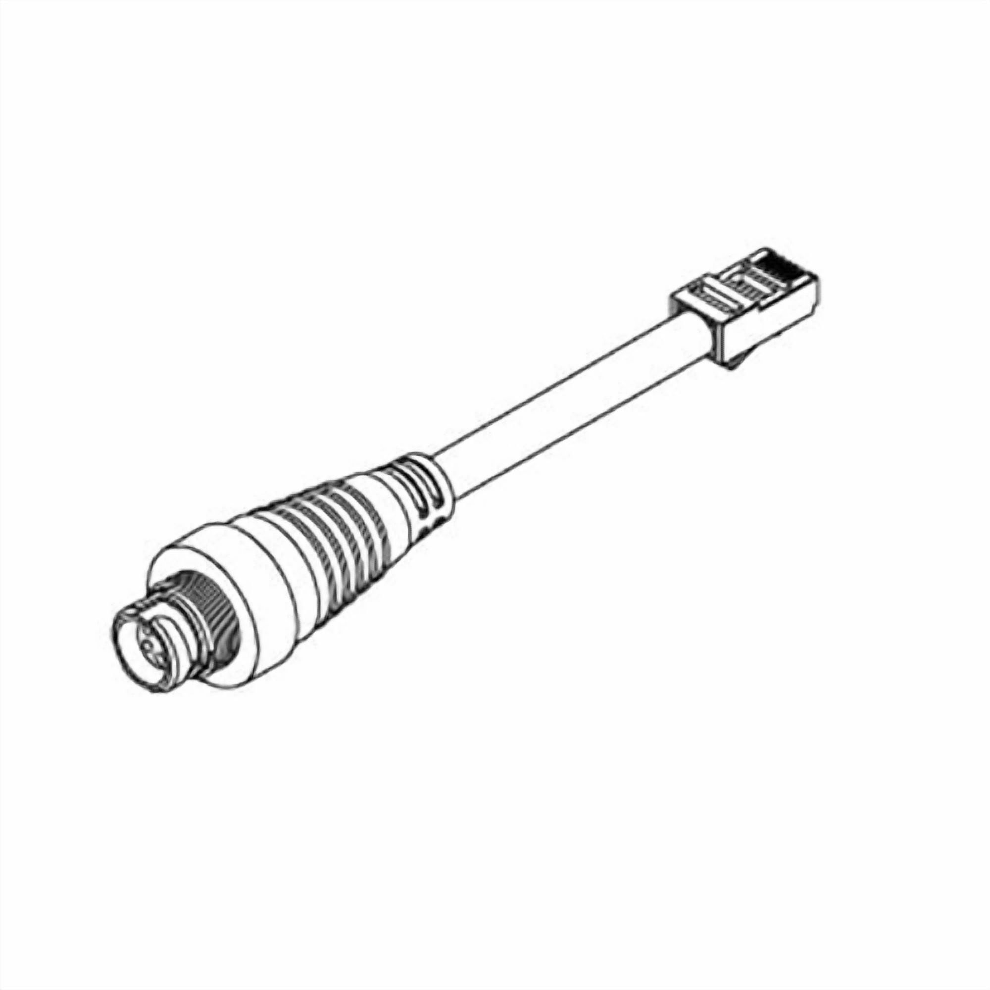 Simrad RJ45-Yellow Round Ethernet Adapter Cable RJ45M / 5PinF ...