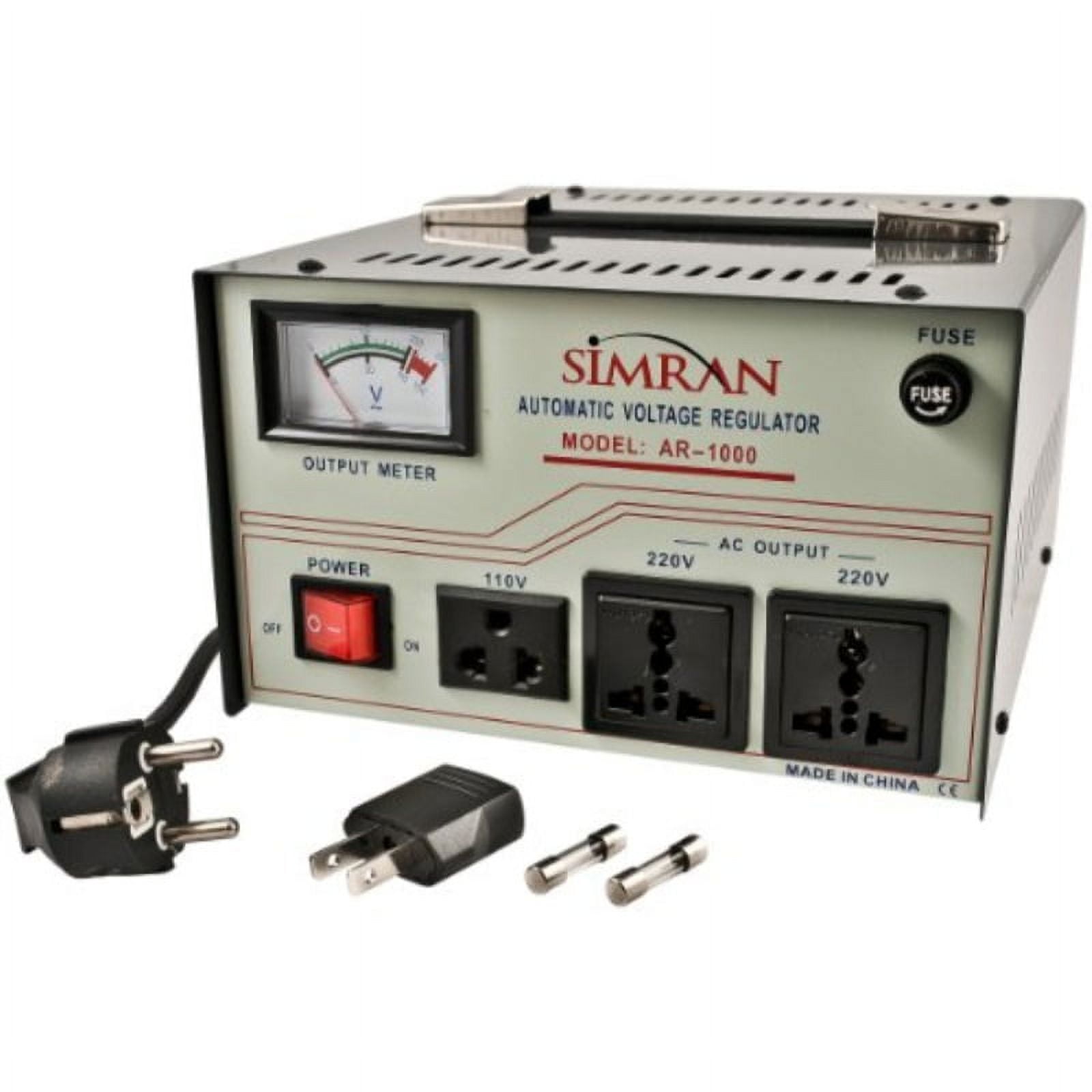 Free Shipping! Simran AR-1000 High-Power 1000W Voltage Regulator ...