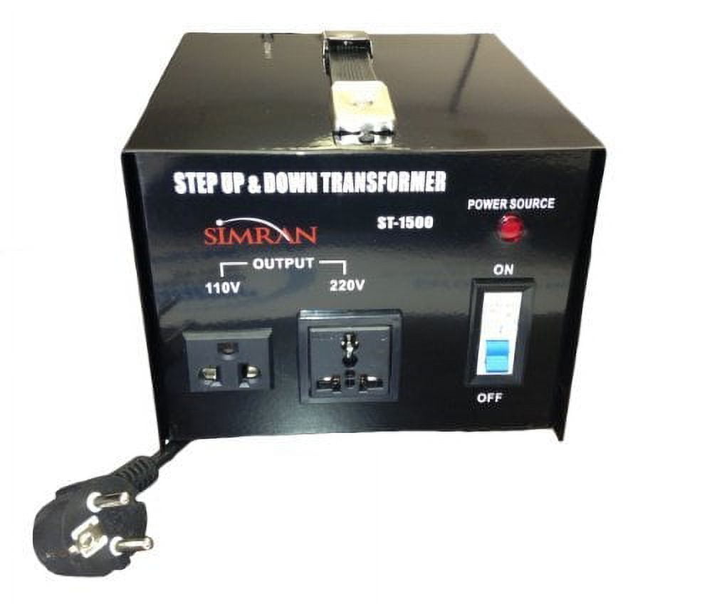 Simran ST-1500 1500-watt Step Up and Step Down Voltage Transformer ...