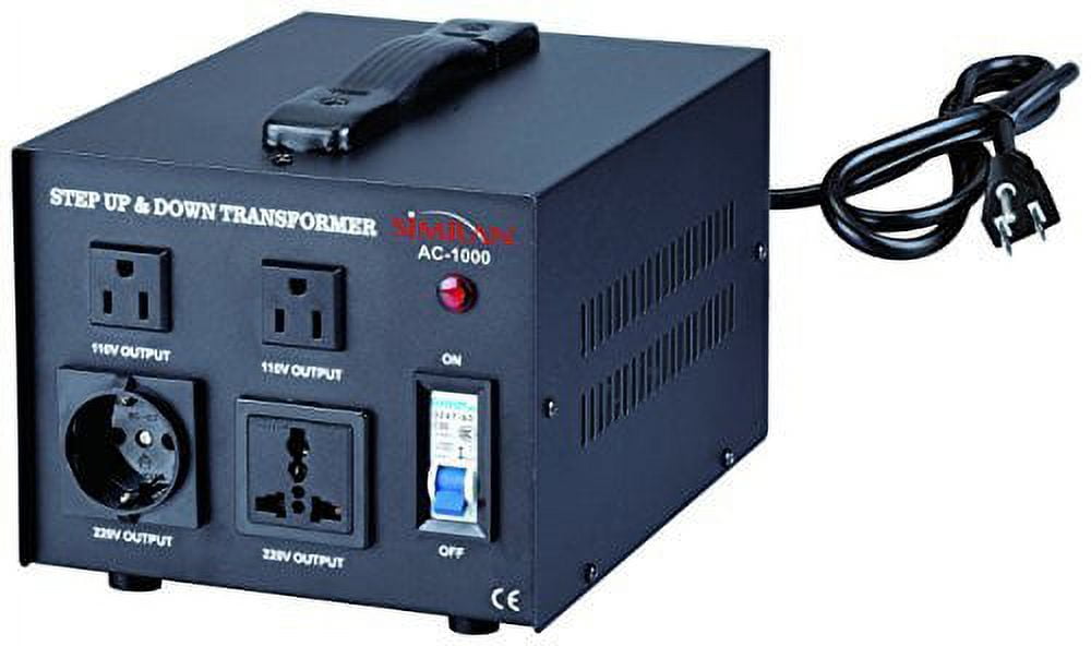Simran Electrical Voltage Transformer, 1000W, Step Up & Down Power ...