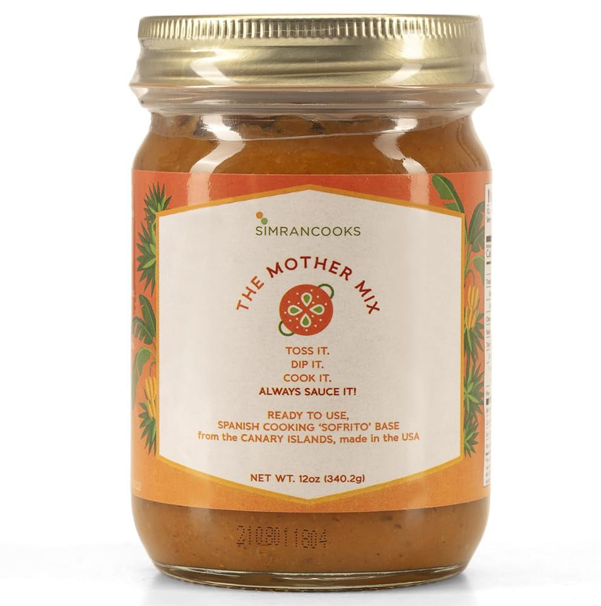 Simrancooks The Mother Mix, TSF6 Spanish Sofrito Cooking Base - Ready ...