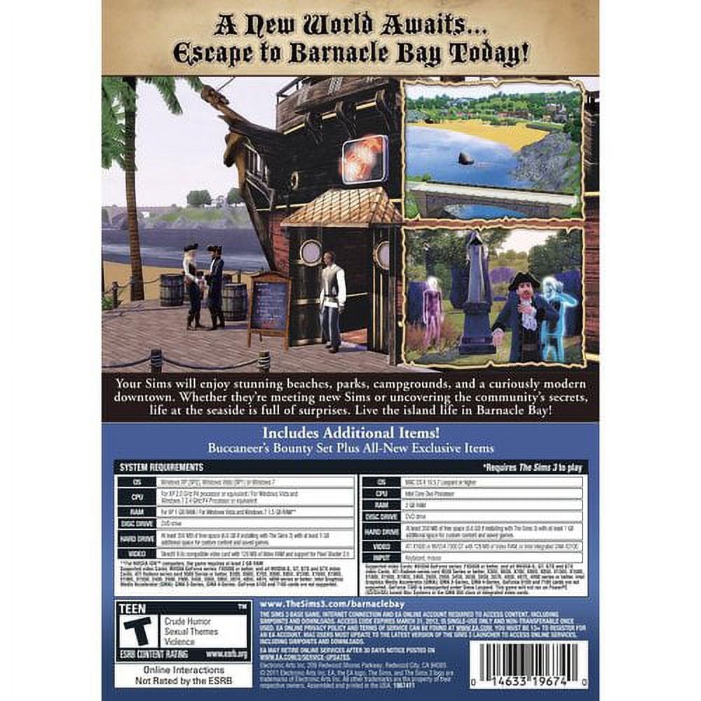 Sims 3: Barnacle Bay (PC) - Walmart.com