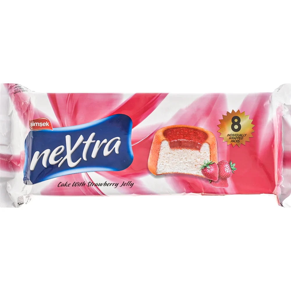 Simsek Nextra Strawberry Jelly Cake 200Gr - Walmart.com