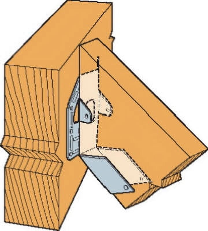 Simson Strong-Tie LSU26 2x6 ADJ Nail Joist Hanger - Walmart.com