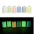 Simthread Glow in The Dark Embroidery Machine Thread (6 Colors 1000 ...