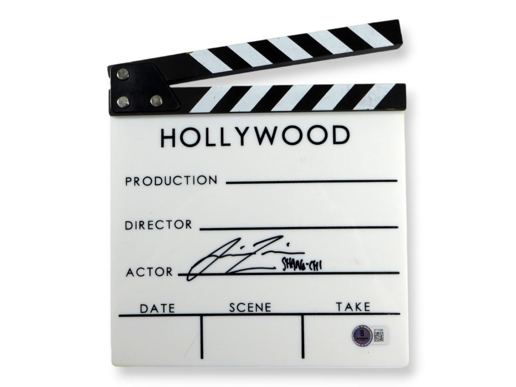 Simu Liu Signed Autographed Movie Clapper "Shang-Chi" Ten Rings BAS ...