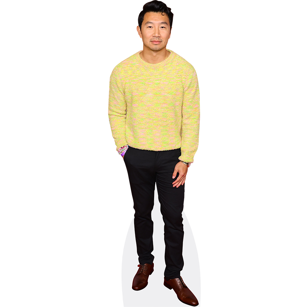 Simu Liu (Yellow Top) Life Size Cutout. Standee. - Walmart.com